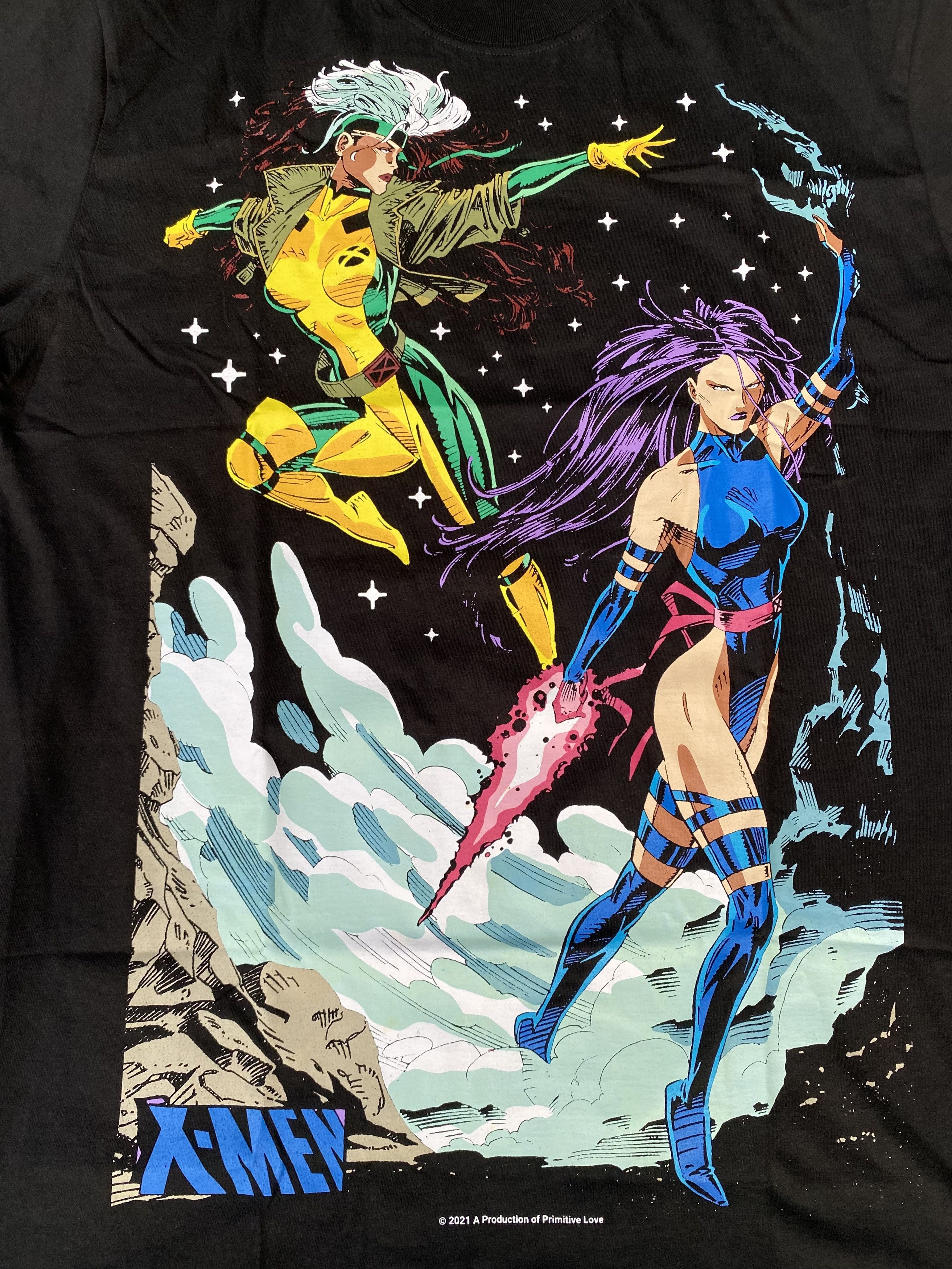 Marvel Comics × Vintage X-Men Psylocke and rogue Tee | Grailed