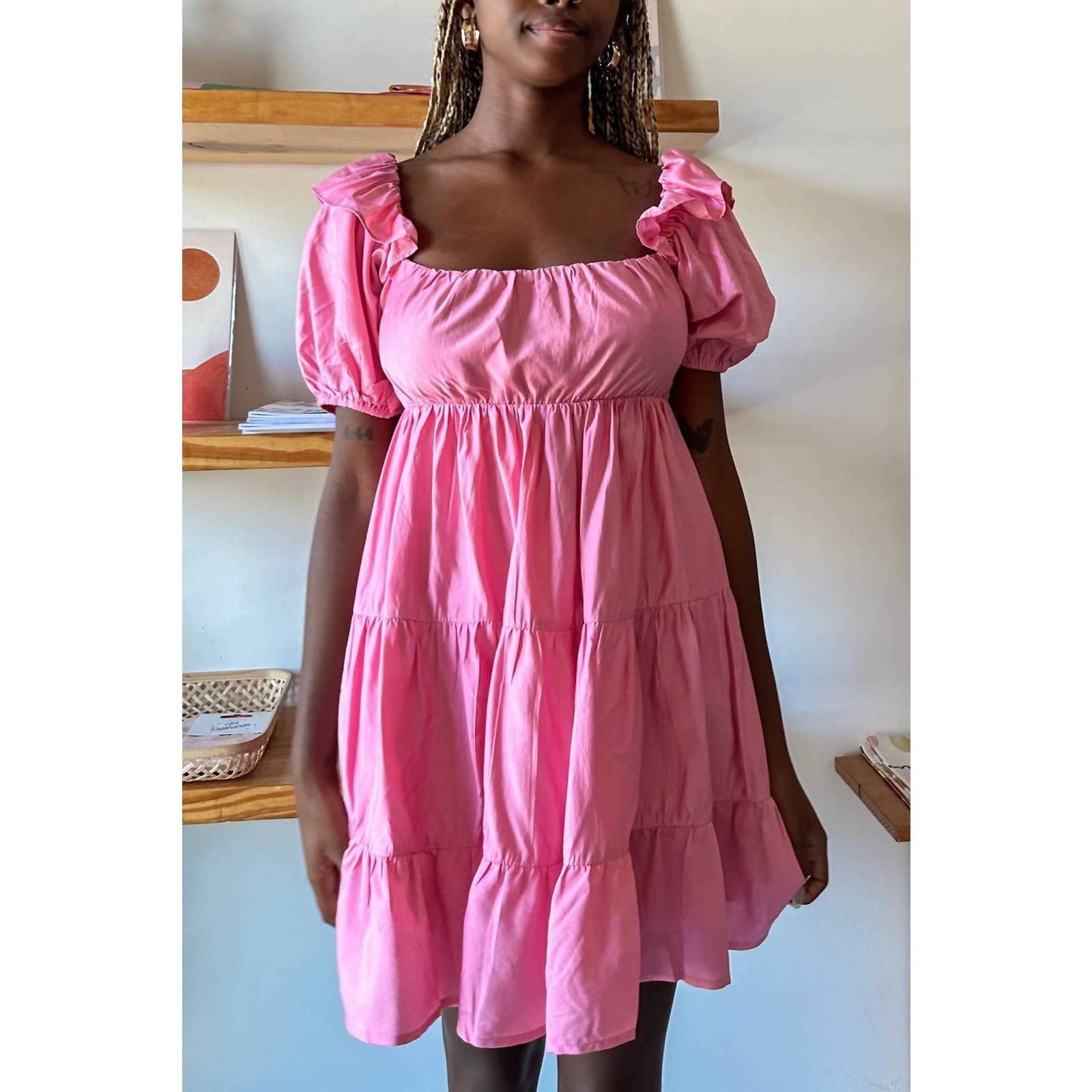 Designer COTTON CANDY Isabelle Babydoll Dress In Pink | Grailed