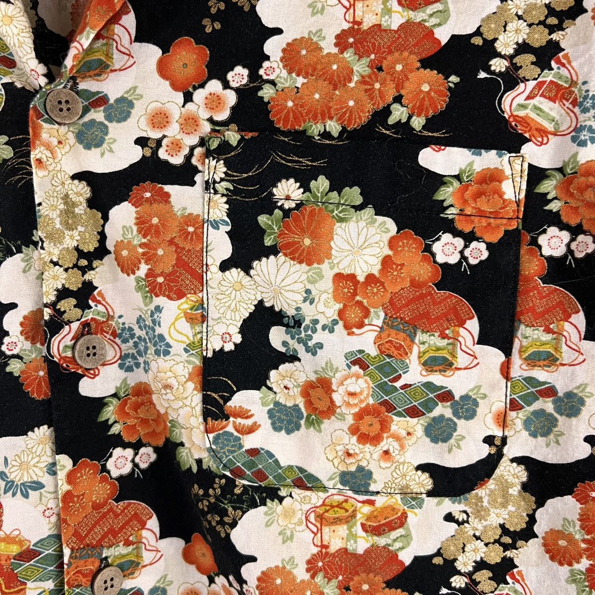 Naked & Famous Naked & Famous Japanese Aloha Festival Floral Button-Up ...