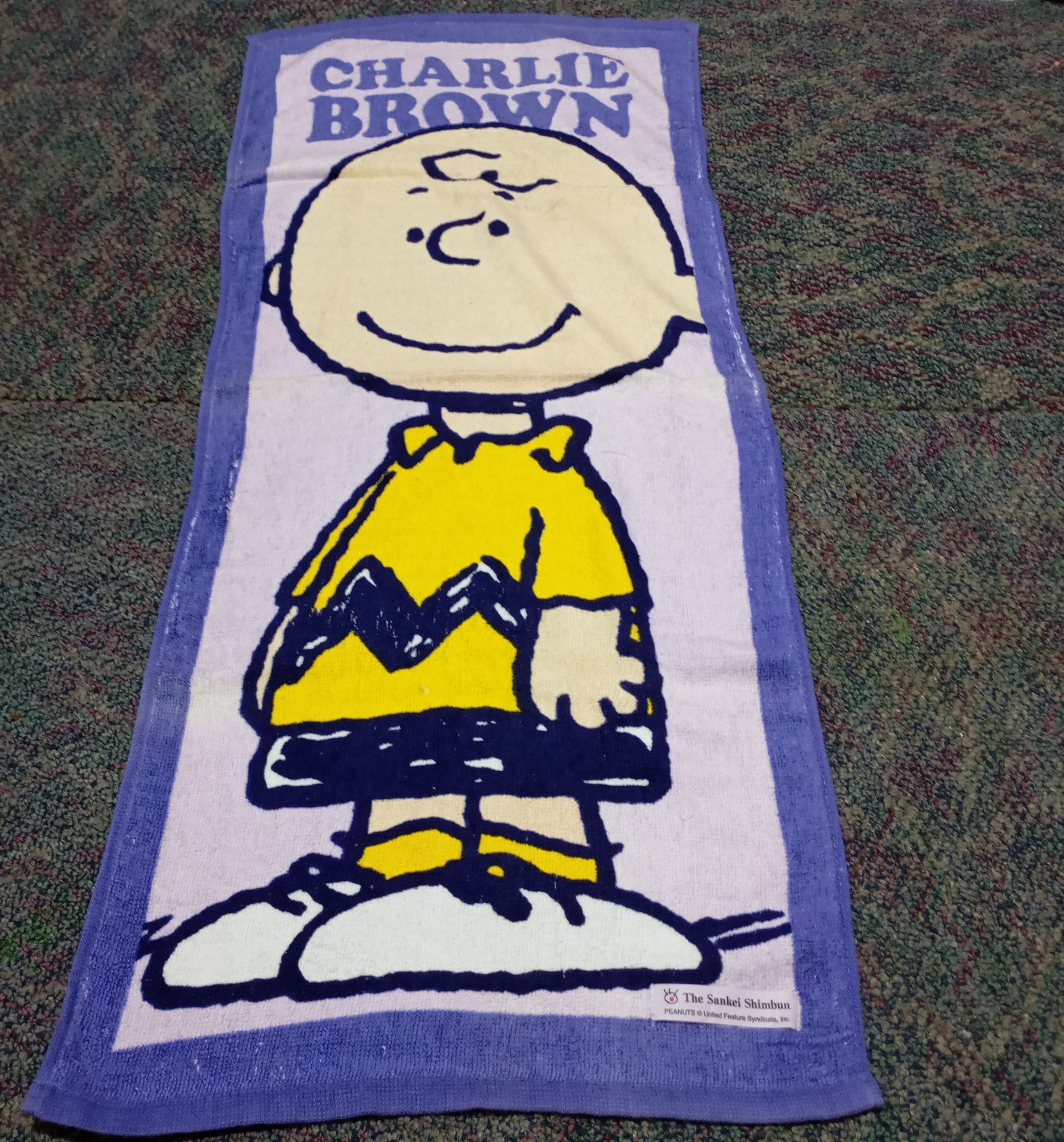 Peanuts Vintage Peanuts Charlie Brown Hand Towel | Grailed