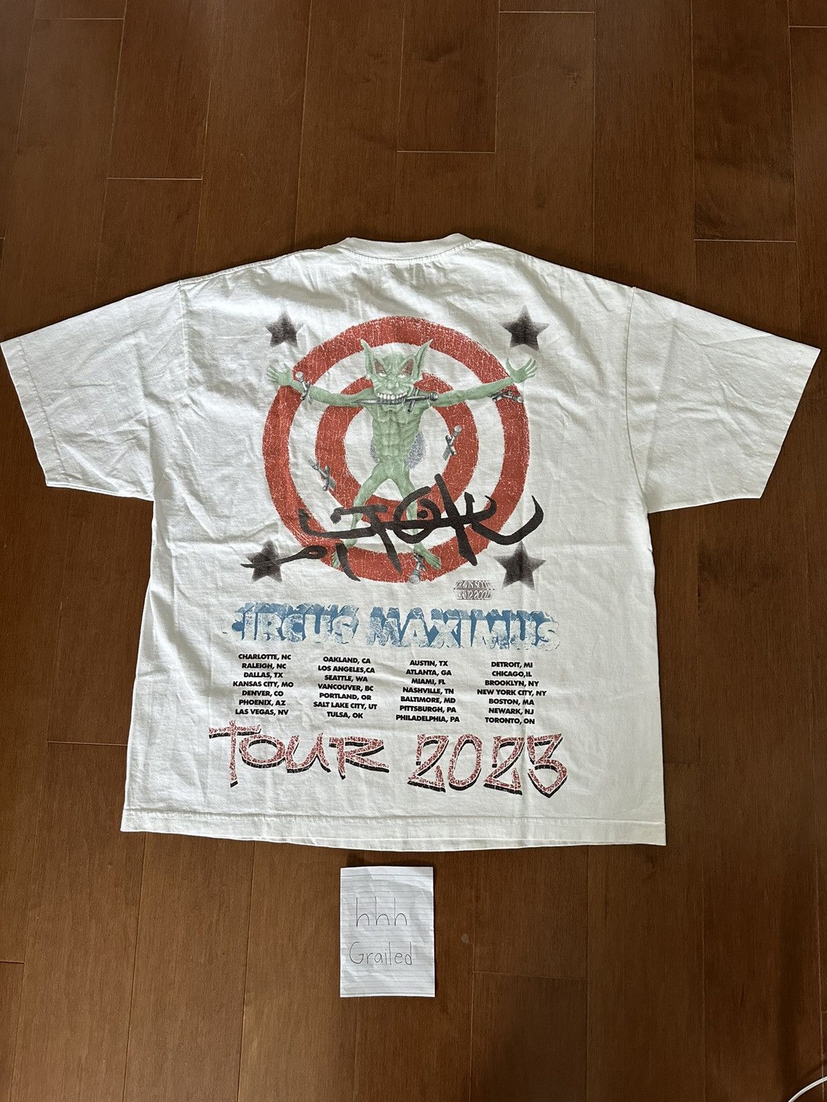 Travis Scott UTOPIA TOUR TEE TRAVIS SCOTT | Grailed
