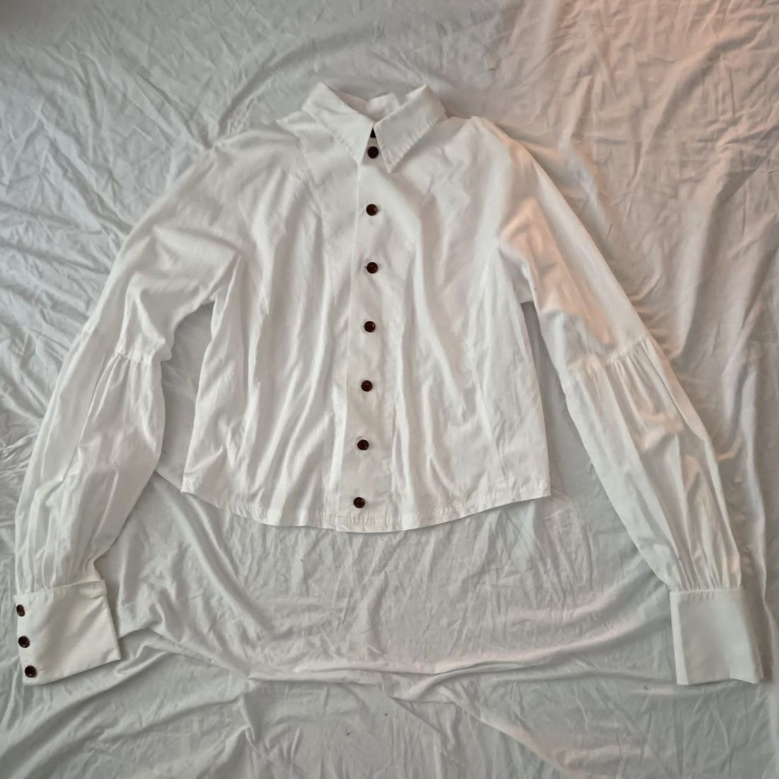 Christopher Nemeth Christopher Nemeth Balloon Sleeve Button Up Shirt ...