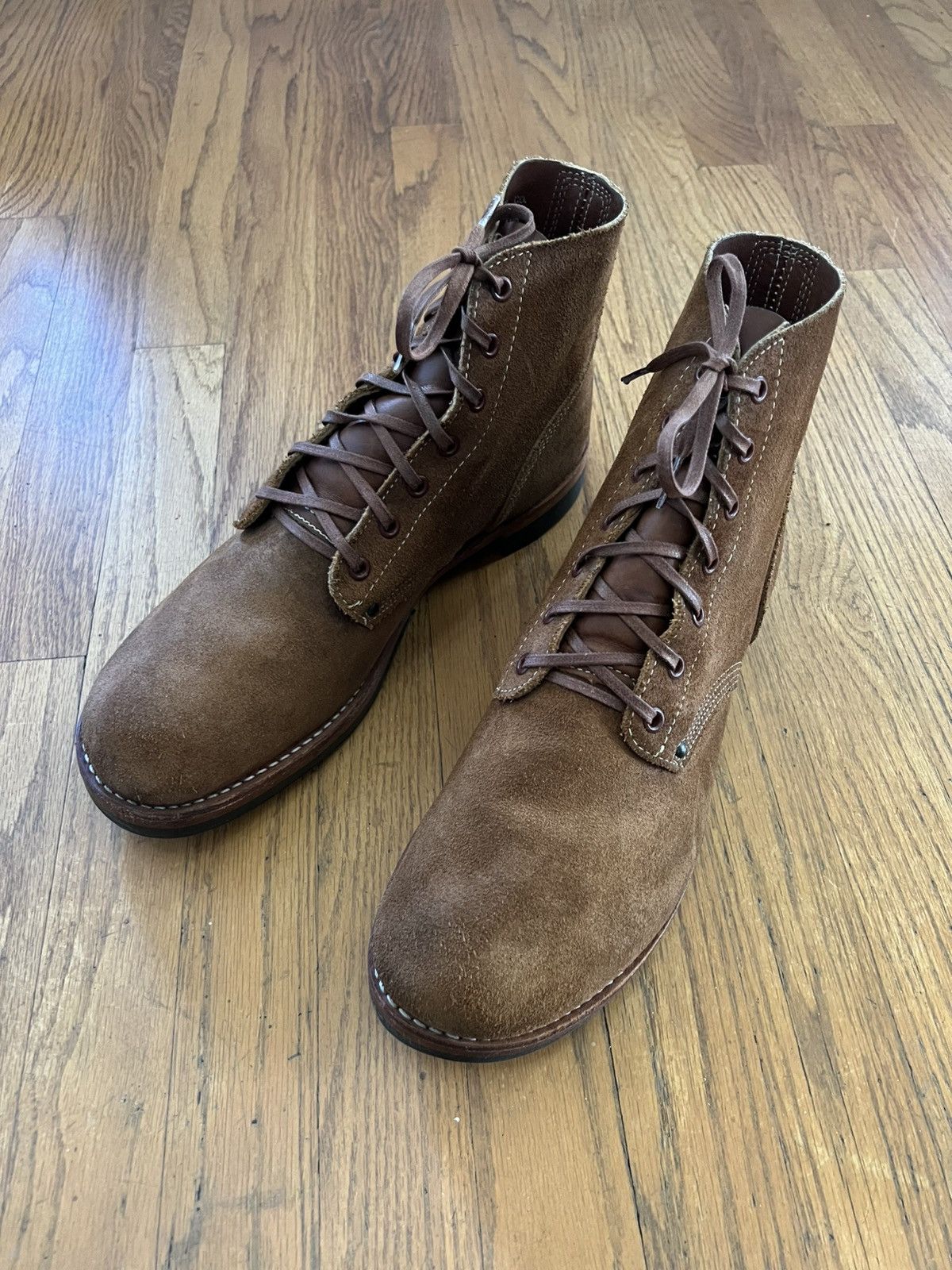 RRL Ralph Lauren × Ralph Lauren Rare RRL Roughout Suede Boondocker ...
