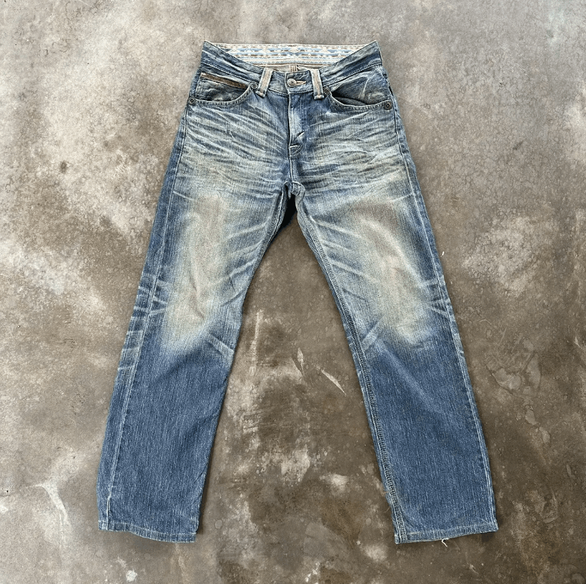 Edwin × Jean × Vintage Vintage Edwin XV Rusty Faded Denim Jean Pant W30 | Grailed