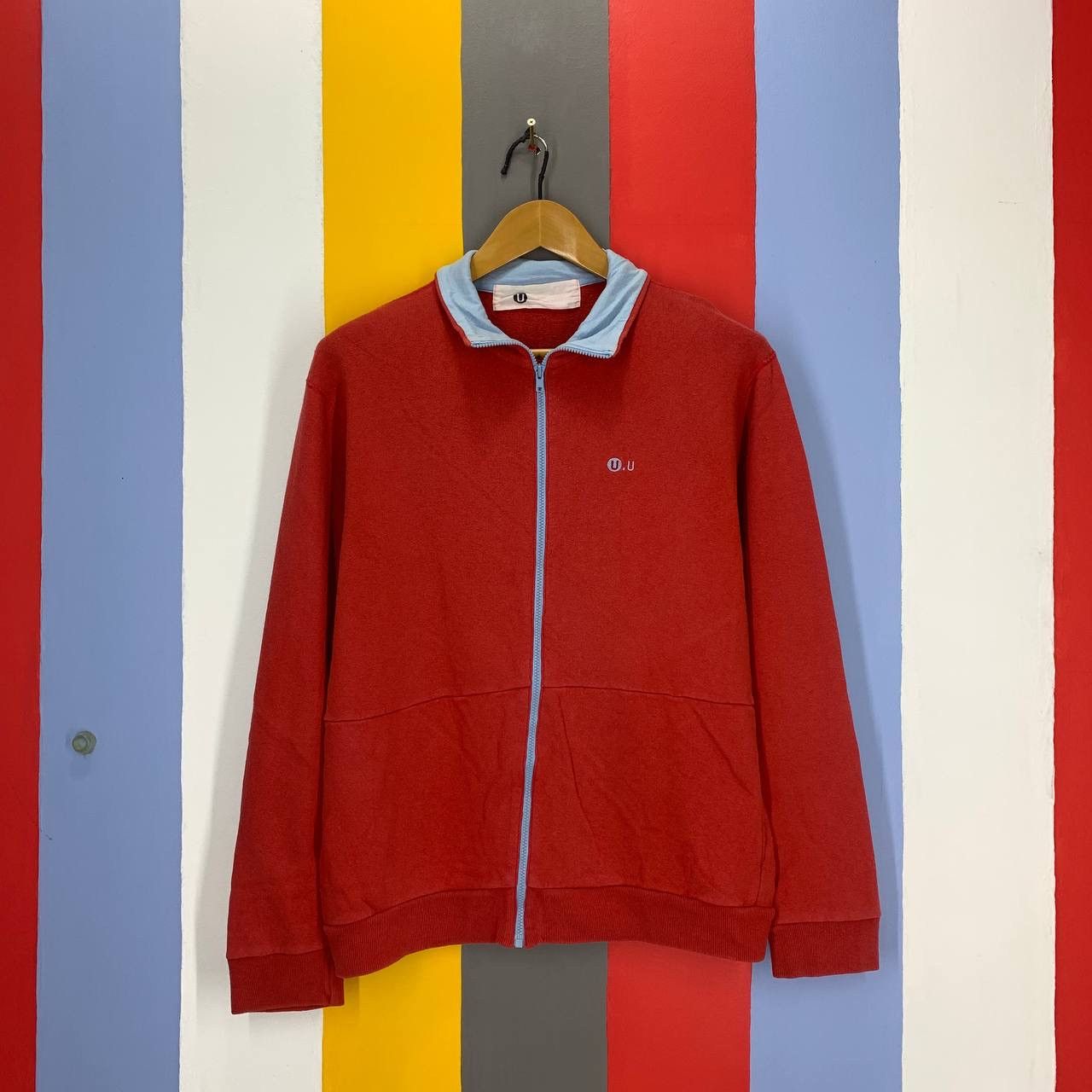 Japanese Brand × Streetwear U Made In Japan Zipper Sweatshirt #2127/18 ...