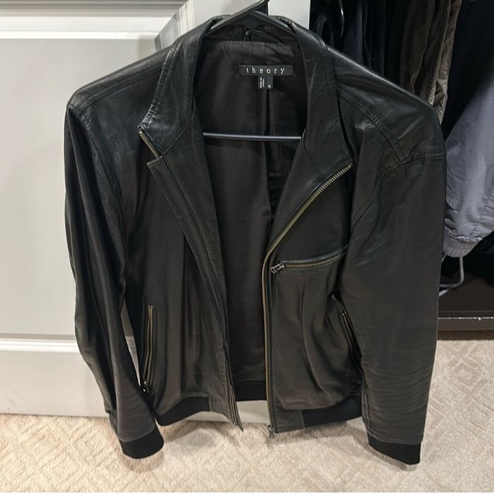 Theory Theory leather jacket | Grailed