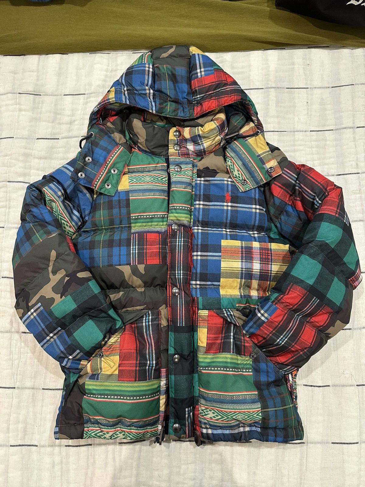 Polo Ralph Lauren Polo Ralph Lauren Patchwork Down Jacket | Grailed