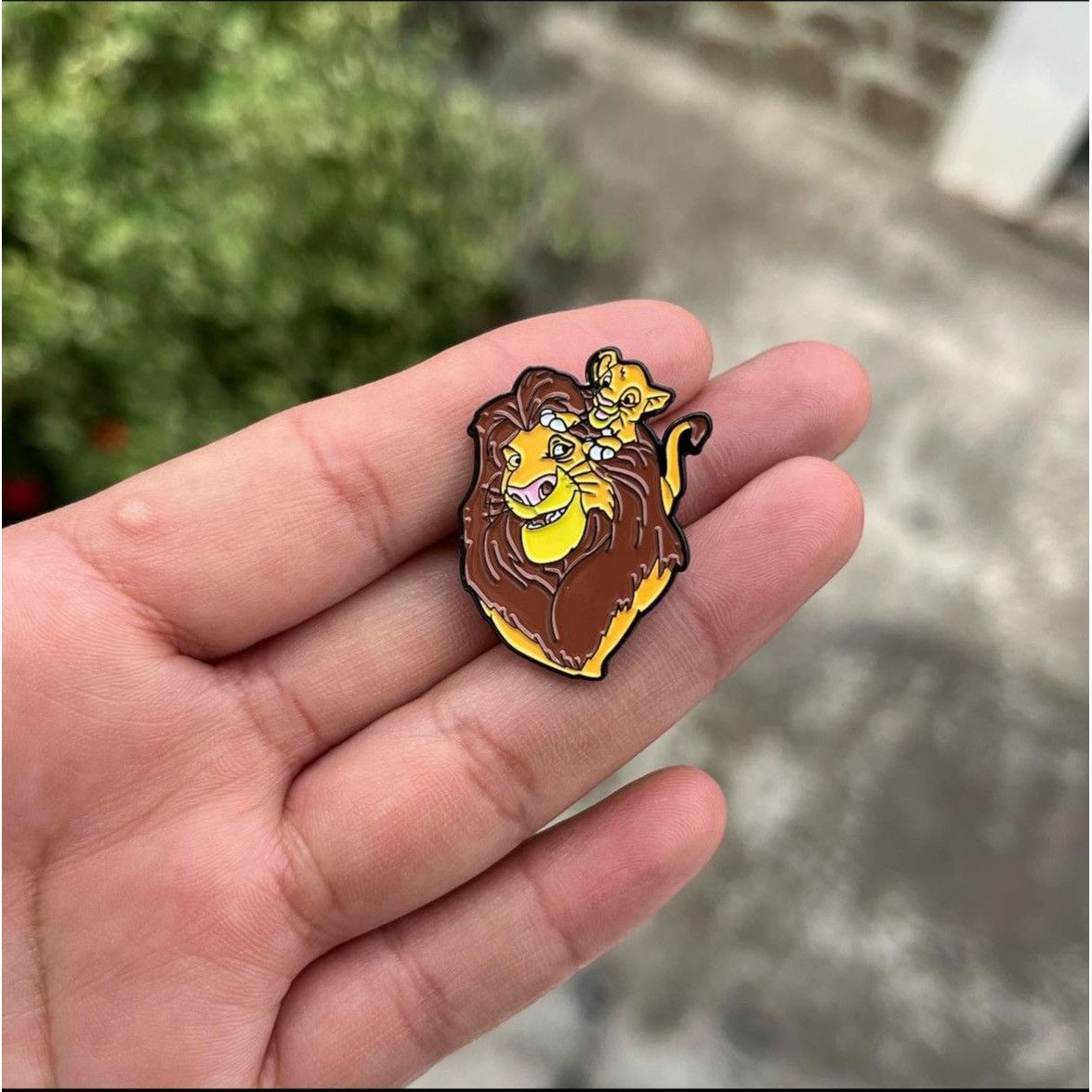Other Enamel Pin Mufasa & Simba Lion King father & son fictional c ...