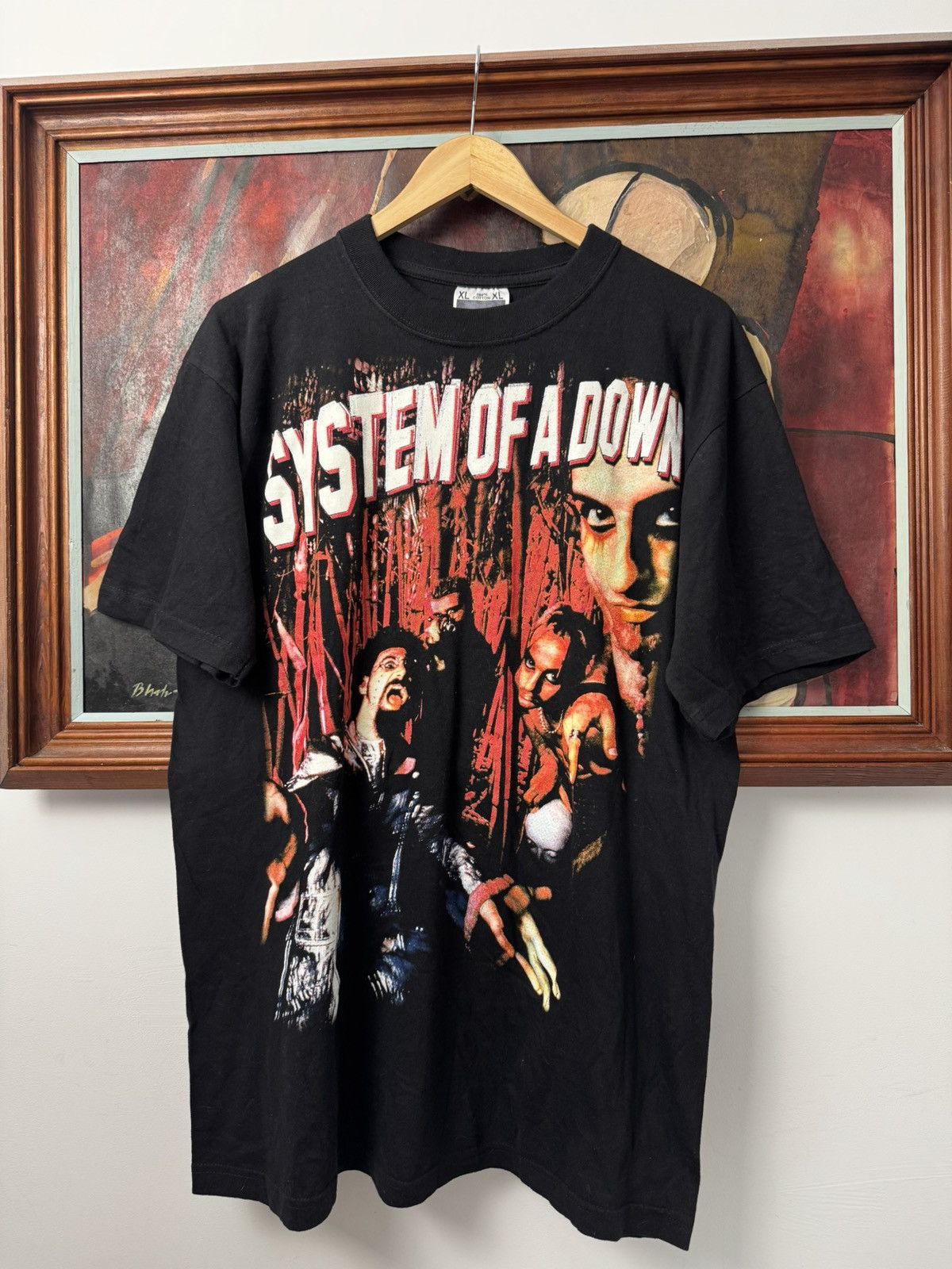 Band Tees × Vintage soad system of a down toxic city vintage 90s soad ...