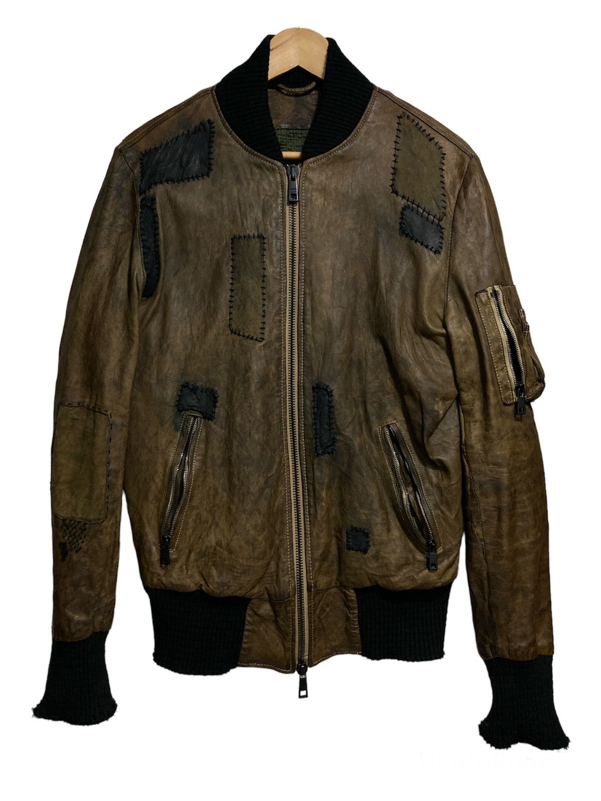 Giorgio Brato Giorgio Brato Scab Leather Jacket | Grailed