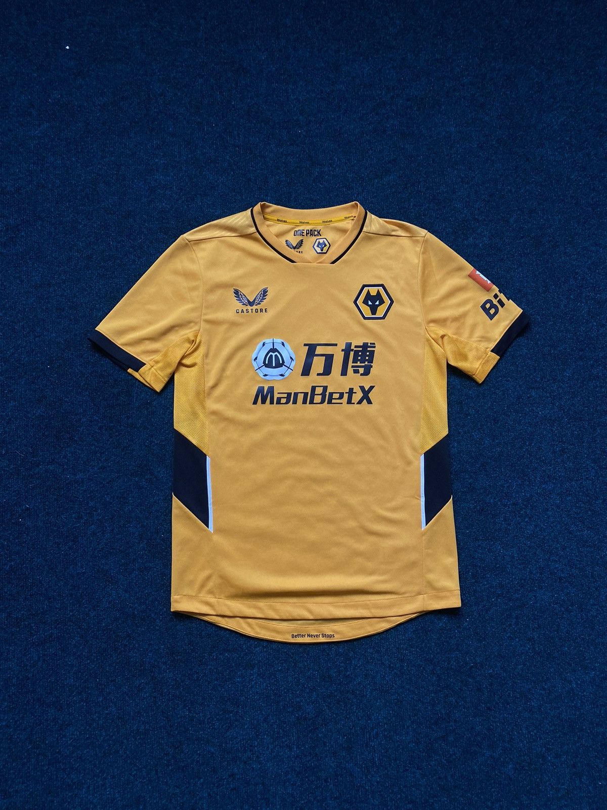 Soccer Jersey Wolverhampton Wanderers Official Castore/WOLVES 2021/22 ...