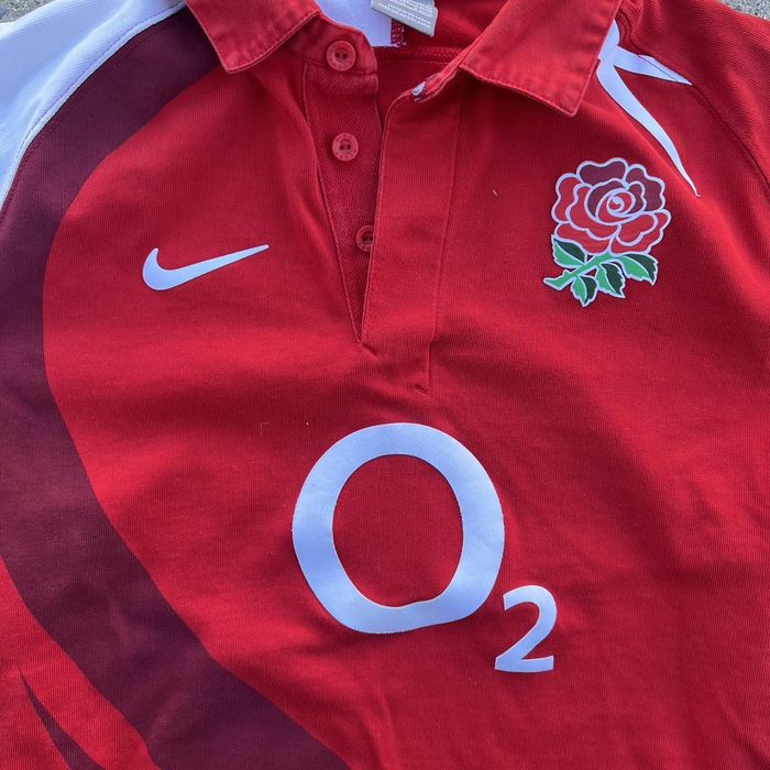 Nike Vintage Nike England 2000s Y2K Rugby Jersey | Grailed