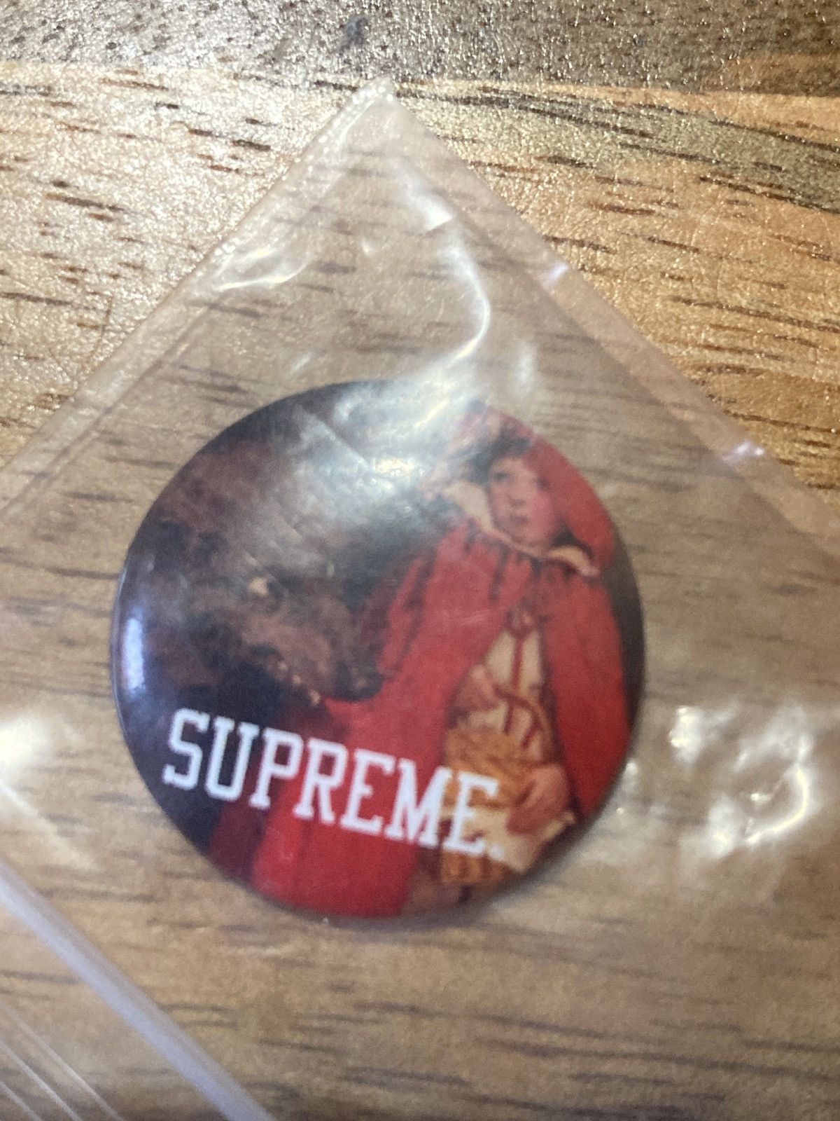 Supreme Supreme Red Riding Hood Button | Grailed
