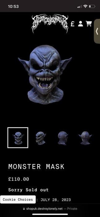 Destroy Lonely Destroy Lonely “Killa” Mask | Grailed