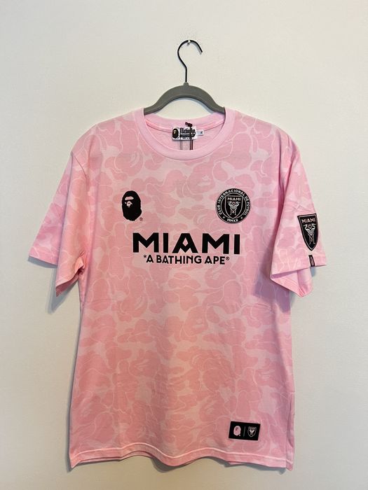 Bape BAPE x INTER MIAMI CF CAMO TEE | Grailed