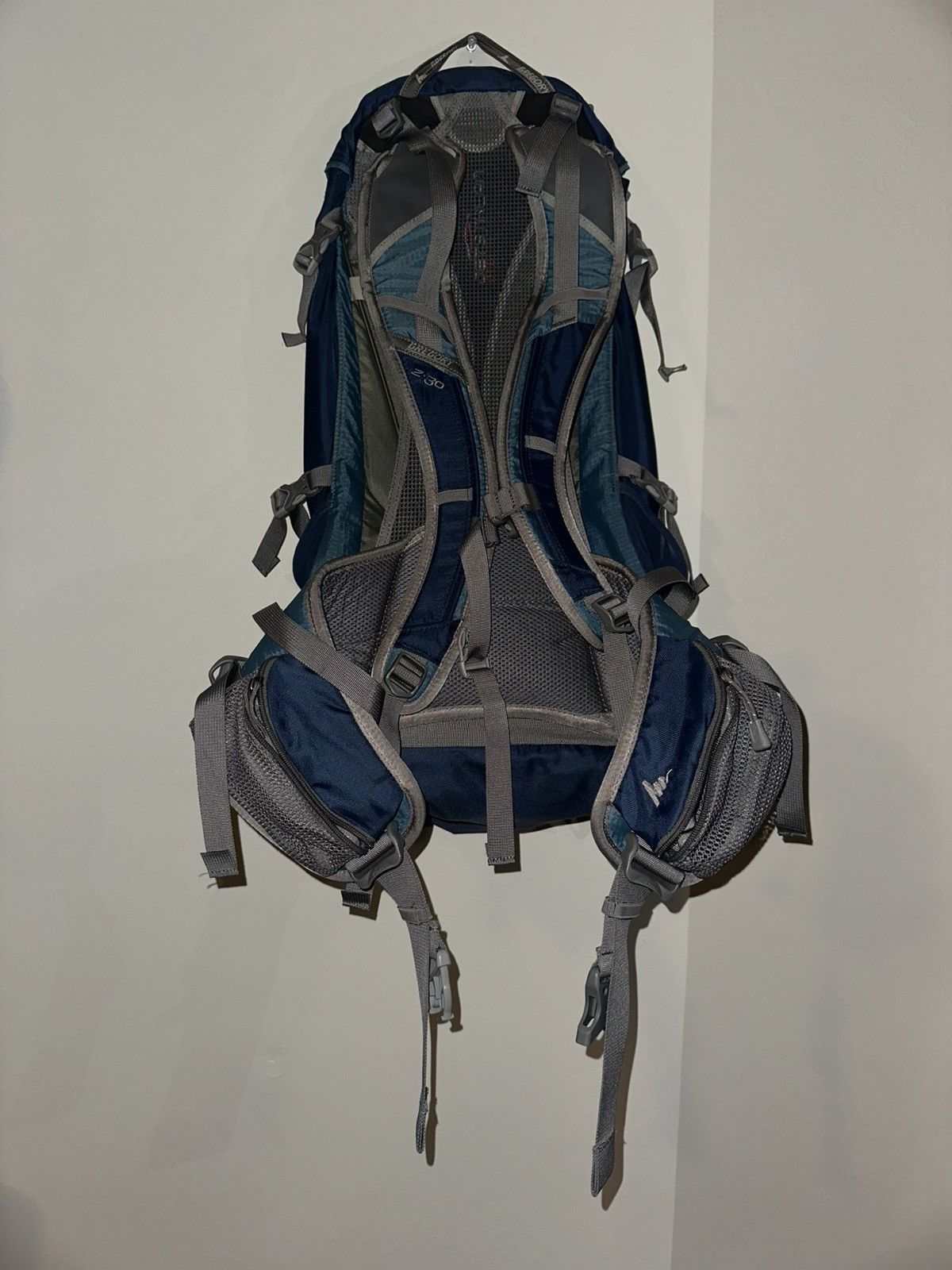 Gregory Gregory Z-30 Hiking Backpack Blue and Grey Great Condition ...