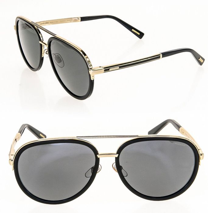 Chopard CHOPARD LUC Aviator Black Gold D56 Carbon Fiber Wood SCHD56S ...