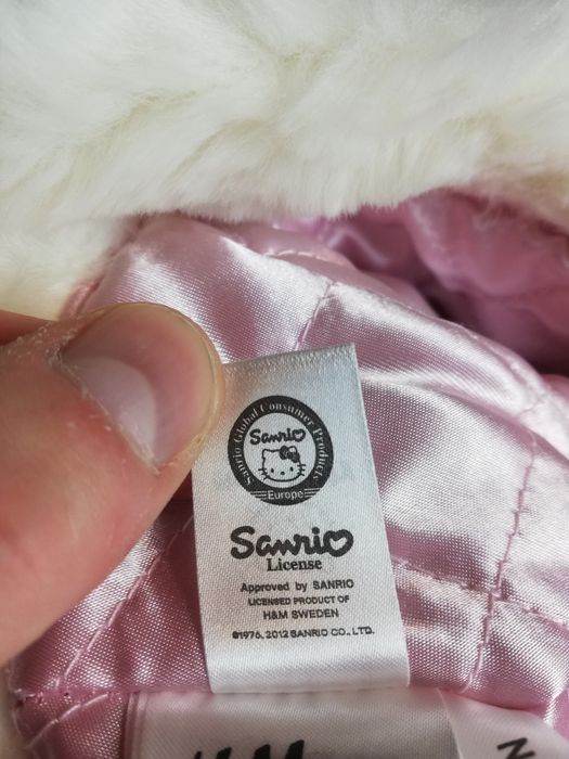 Vintage Hello Kitty y2k Aviator Trapper Hat Faux Fur White | Grailed