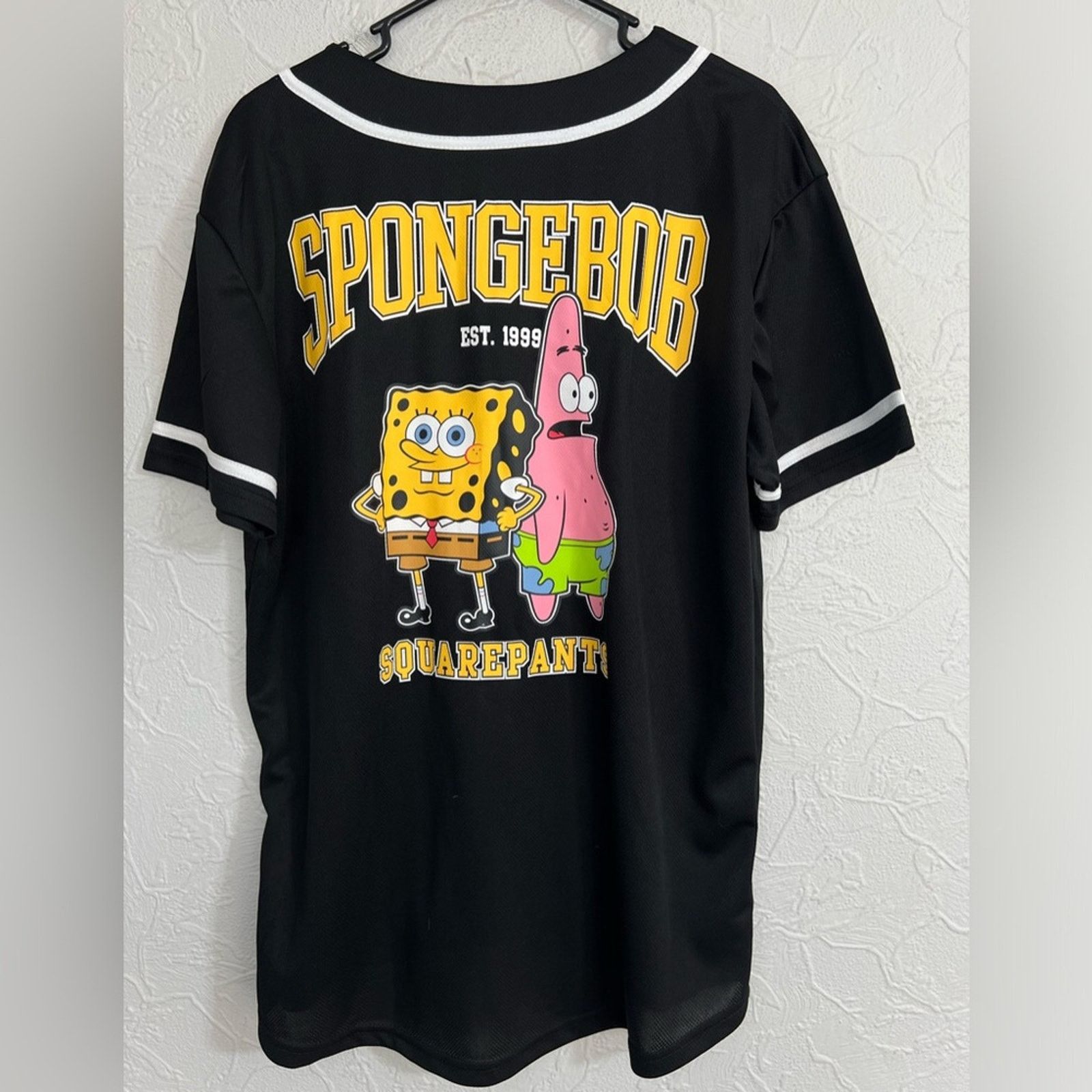 Nickelodeon Nickelodeon Spongebob Squarepants Baseball Jersey Authentic ...
