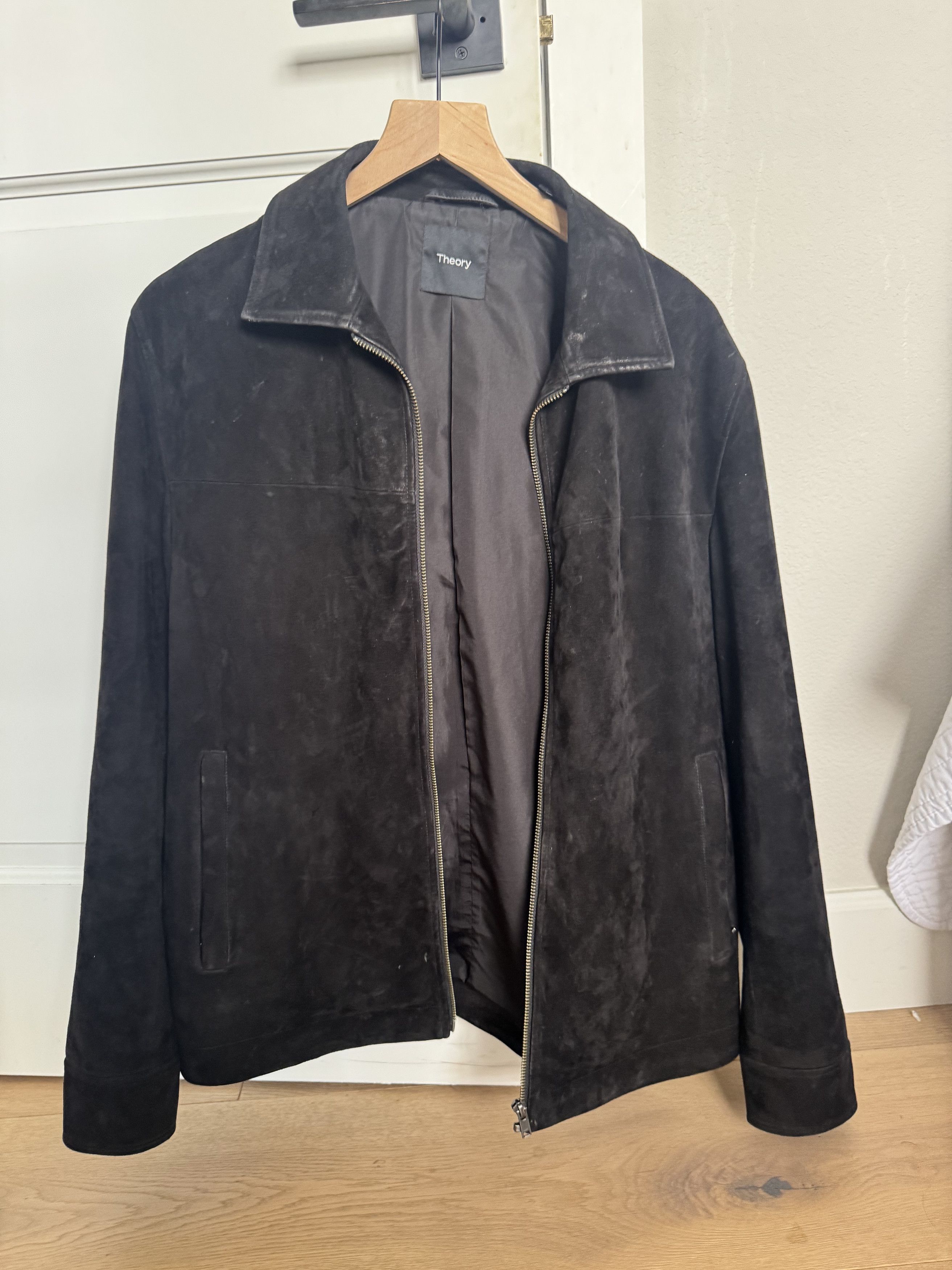 Theory Theory Suede Jacket | Grailed