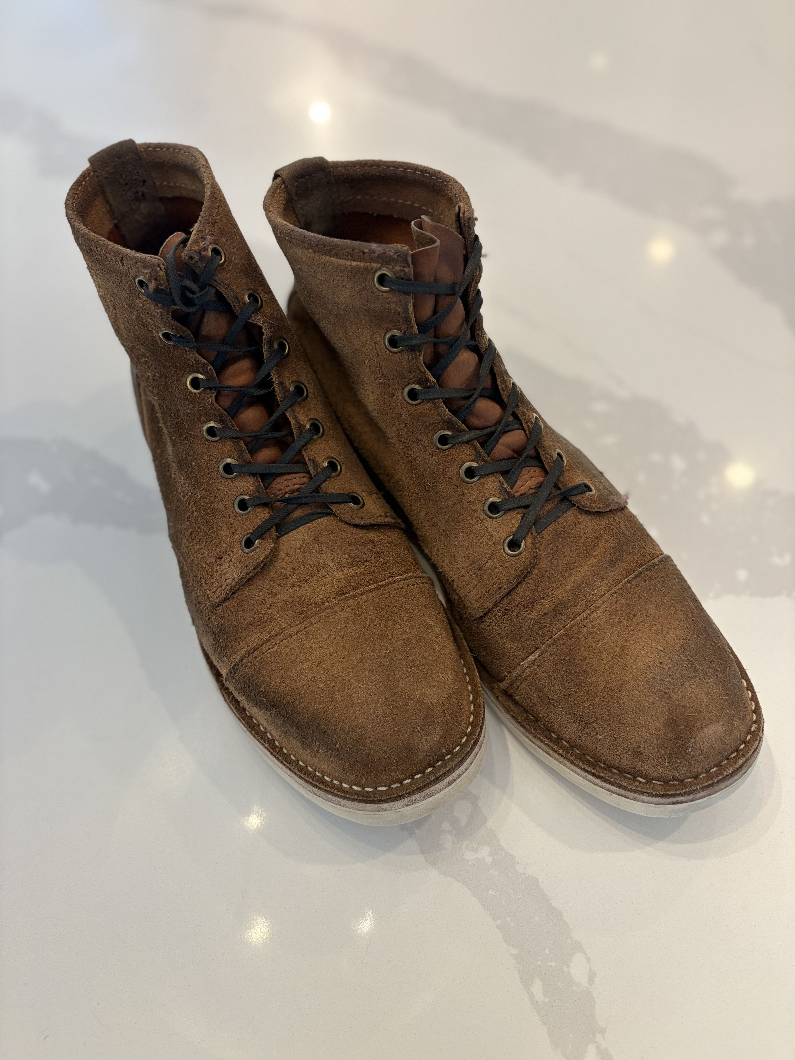 WESCO Brooklyn Clothing - Hendrik British Tan Domane Roughout | Grailed