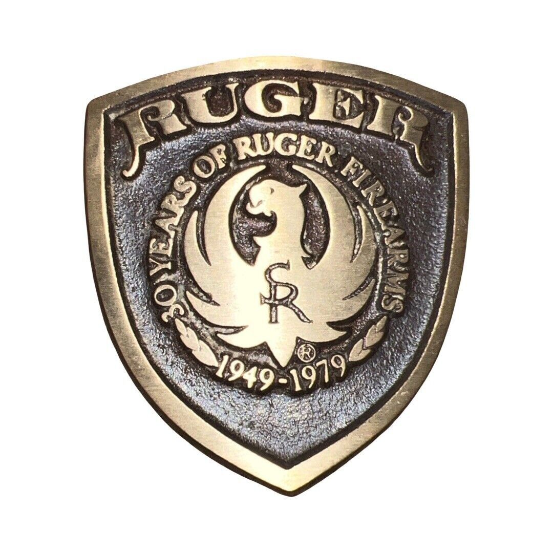 Vintage Ruger Brass Belt Buckle 30 Year Anniversary 1949-1979 | Grailed