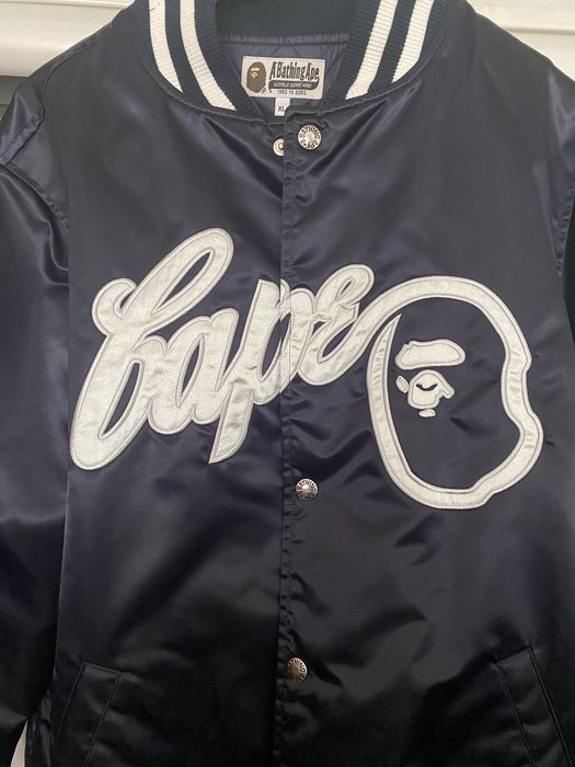 Bape Baseball Jacket | Grailed