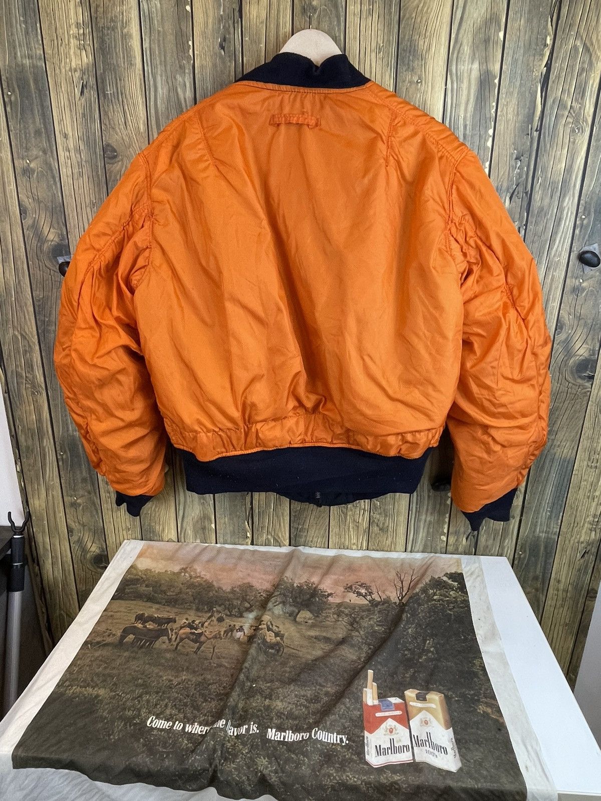 Alpha Industries × Streetwear × Vintage Vintage Alpha Industries type MA-1 Reversible Bomber ...