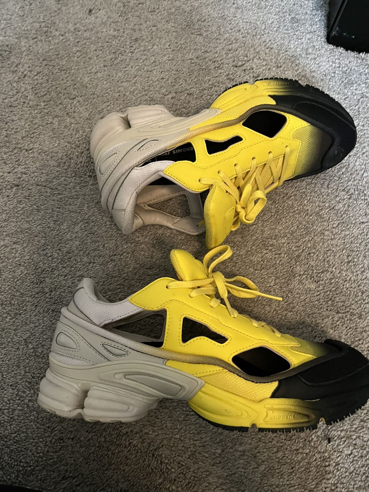 Raf Simons × Raf by Raf Simons RAF Simmons Ozweego Clear Brown Yellow ...
