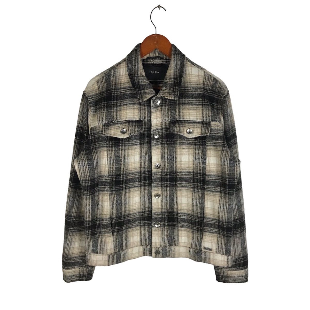 Plaid jacket zara store