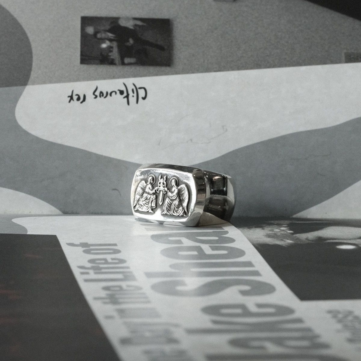 Chrome Hearts CHROME HEARTS PJ ANGEL RING | Grailed