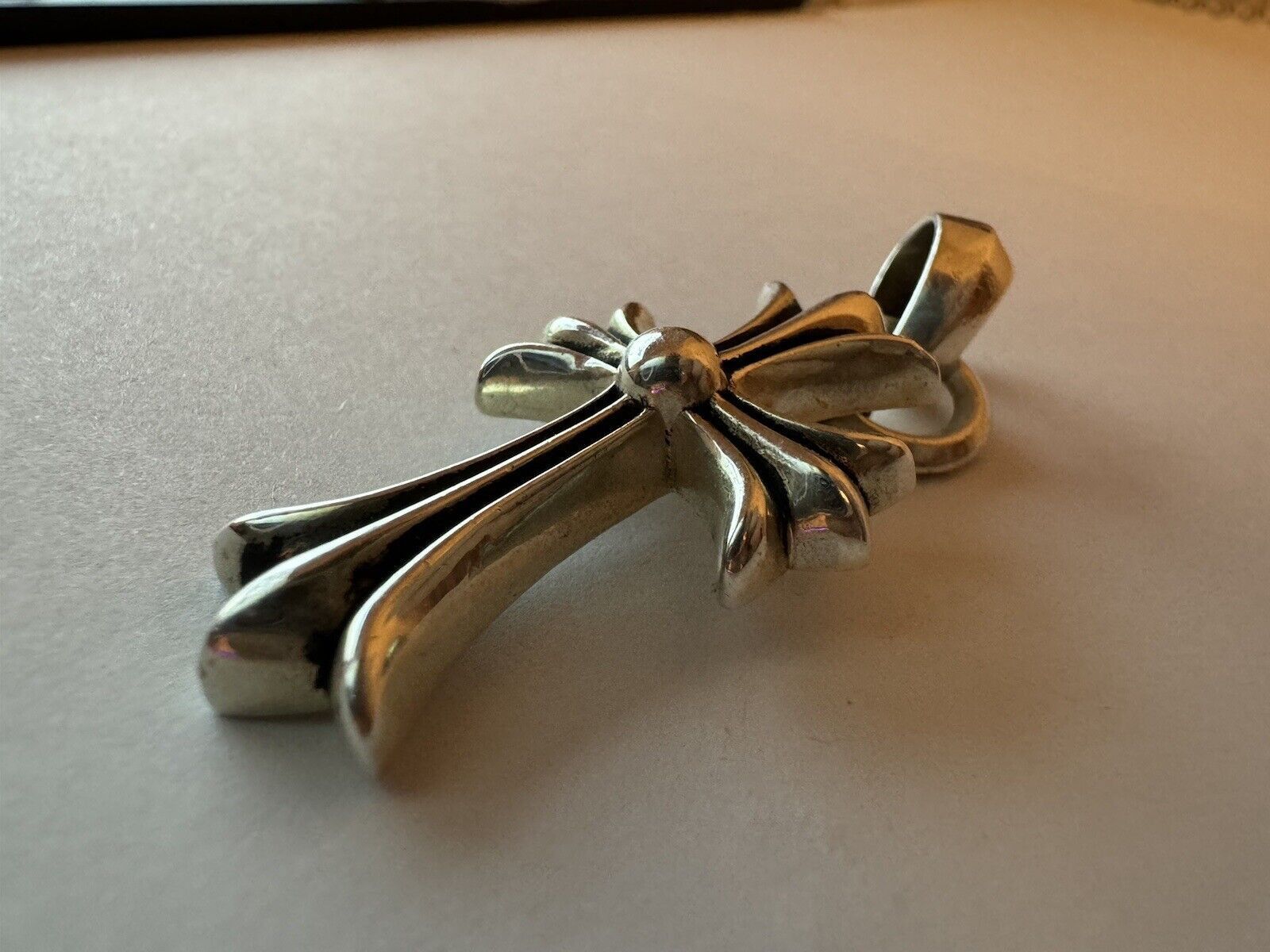 Chrome Hearts Chrome Hearts Cross Pendant (Authentic) Silver 925 1991 ...