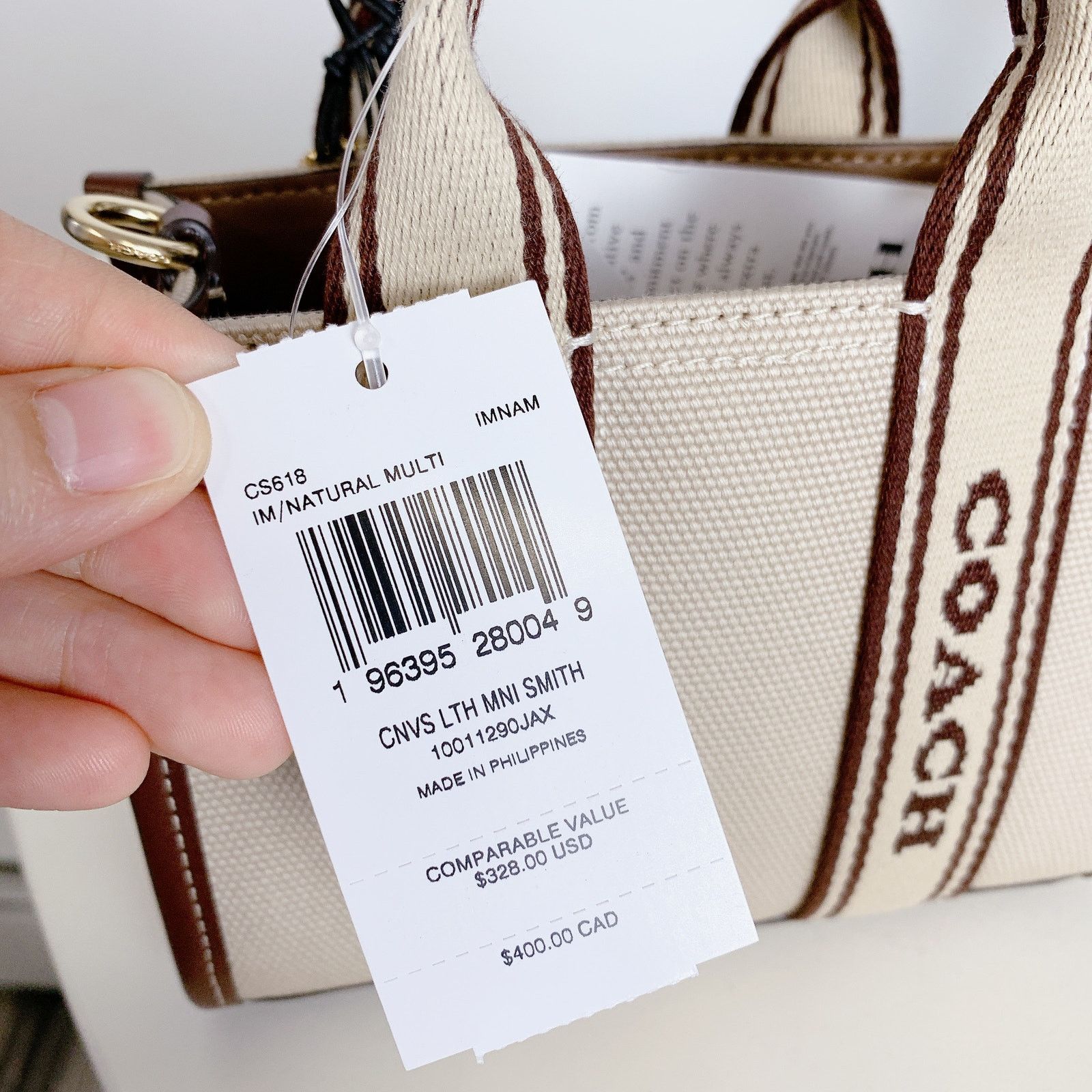 Coach Coach CS618 Smith Mini Tote IN Natural Multi | Grailed