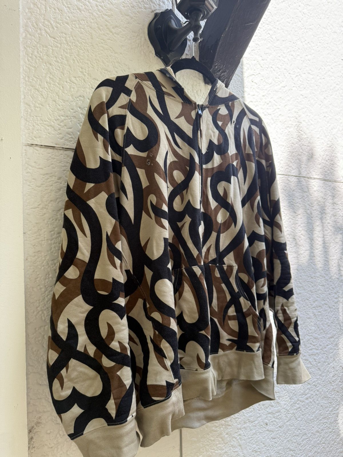 Number (N)ine Number nine tribal zip up Sz 3 | Grailed