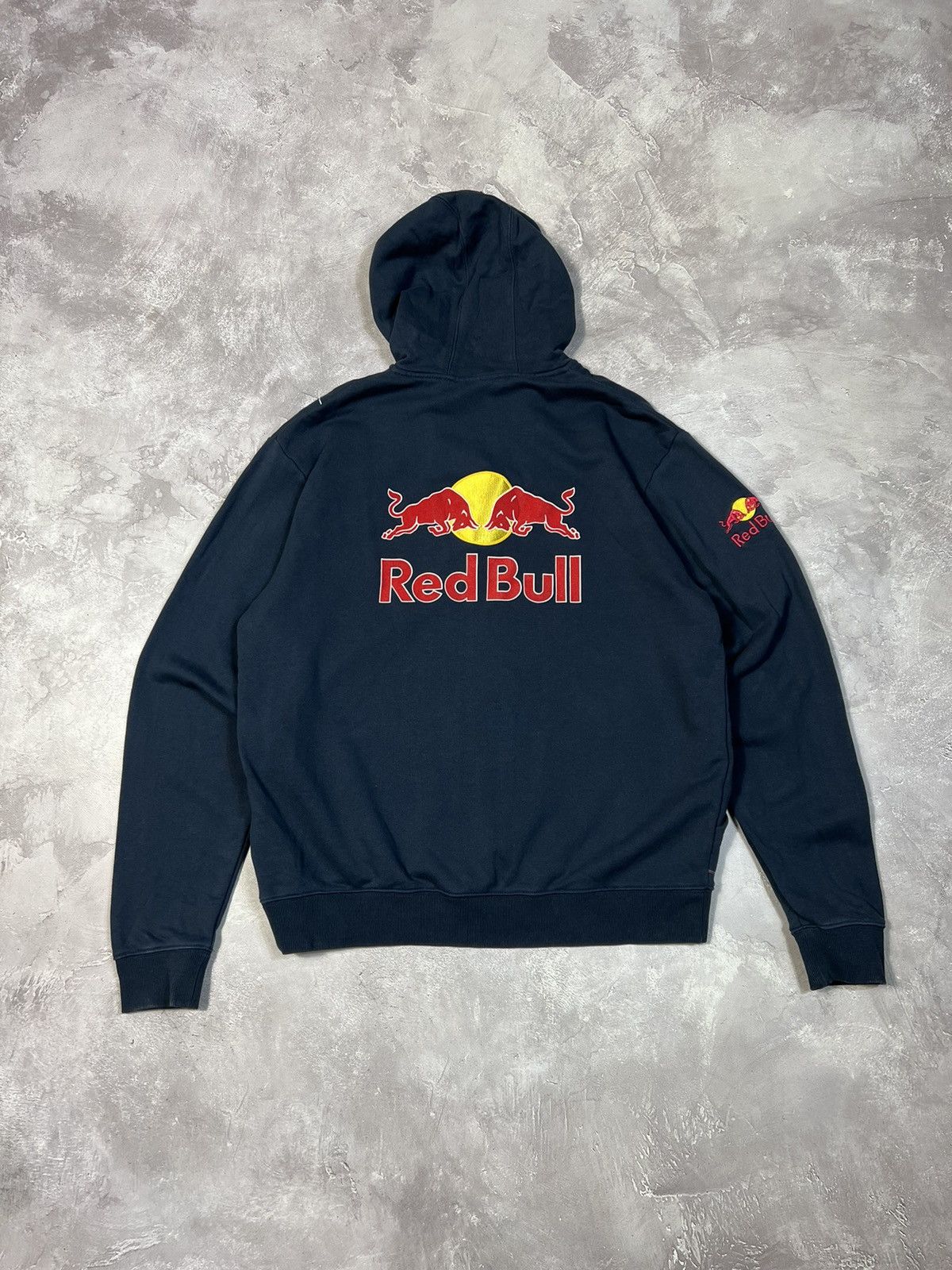 Racing × Red Bull × Vintage Vintage Red Bull Racing Zip Hoodie XL Size ...