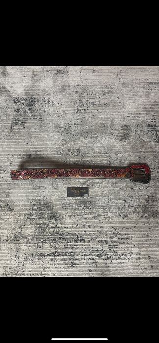 B.B. Simon B.B. Simons Red Snakeskin Belt from 2019 | Grailed