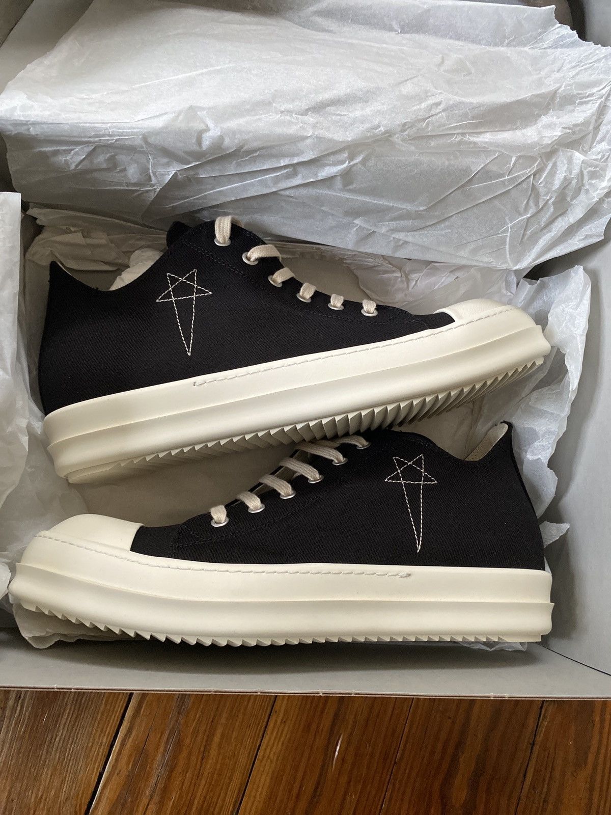 Rick Owens × Rick Owens Drkshdw Rick Owens DRKSHDW low dark shadow ...