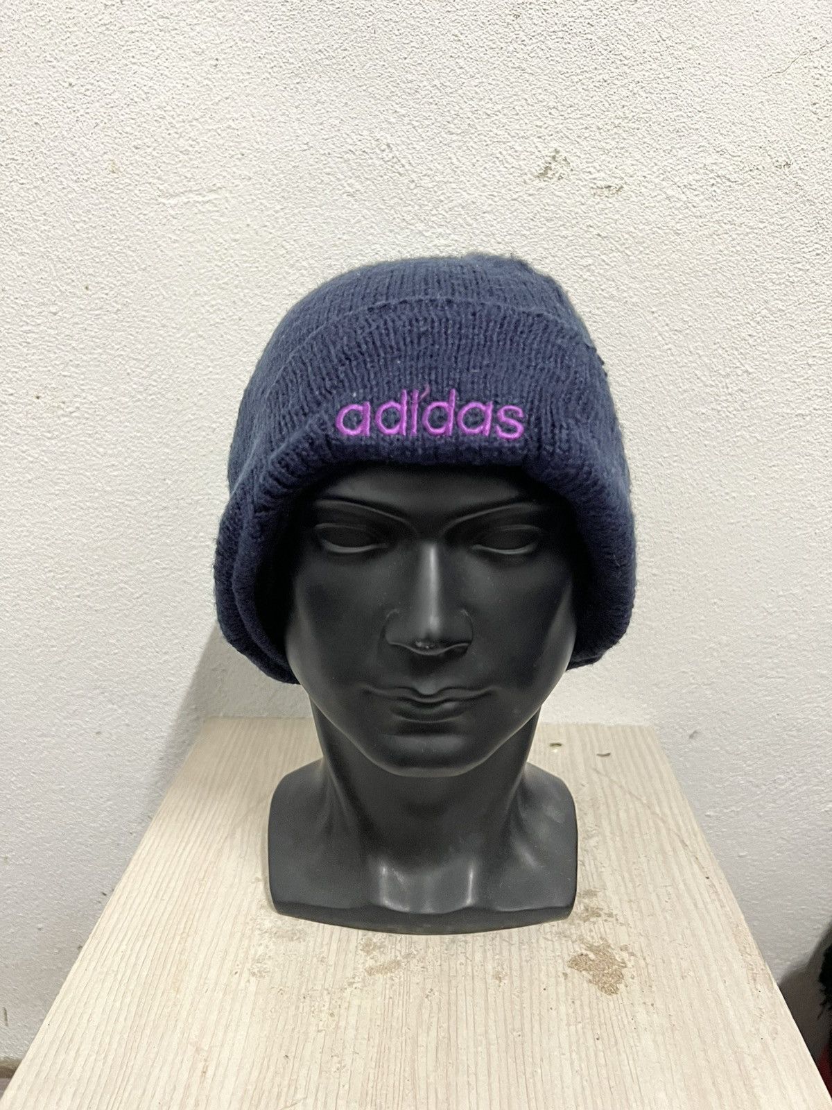 Adidas Vintage Adidas Spell Out Beanie Hat | Grailed