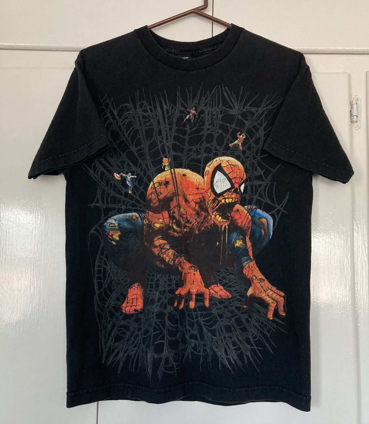 Comics × Mad Engine × Marvel Comics SPIDER-MAN MARVEL ZOMBIES SHIRT MAD ...