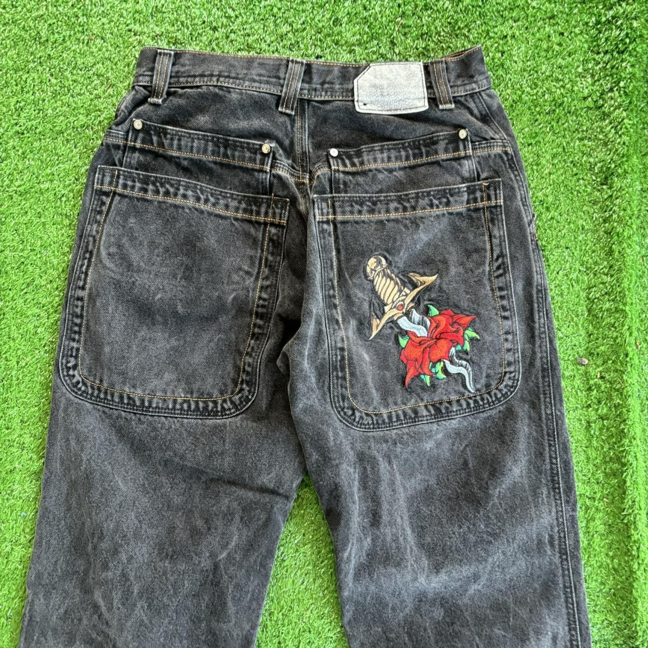 Vintage Vintage JNCO Rose Sword Dagger Jeans | Grailed