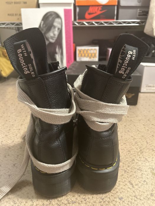 Rick Owens Rick Owens x Doc Marten 1460 Quad Sole Pentagram Jumbo Lace ...