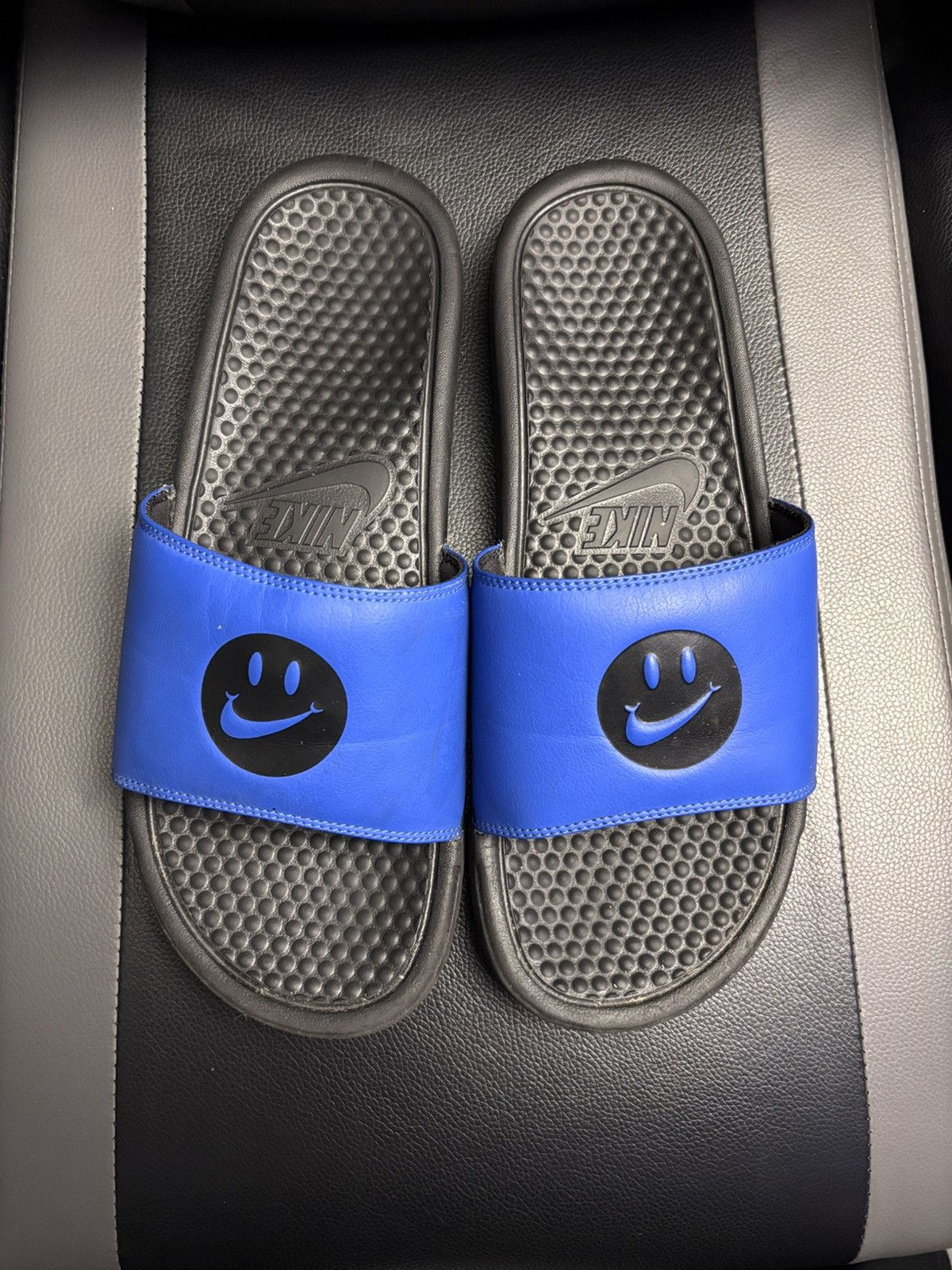 Nike Nike Benassi JDI Smiley Face Slides | Grailed