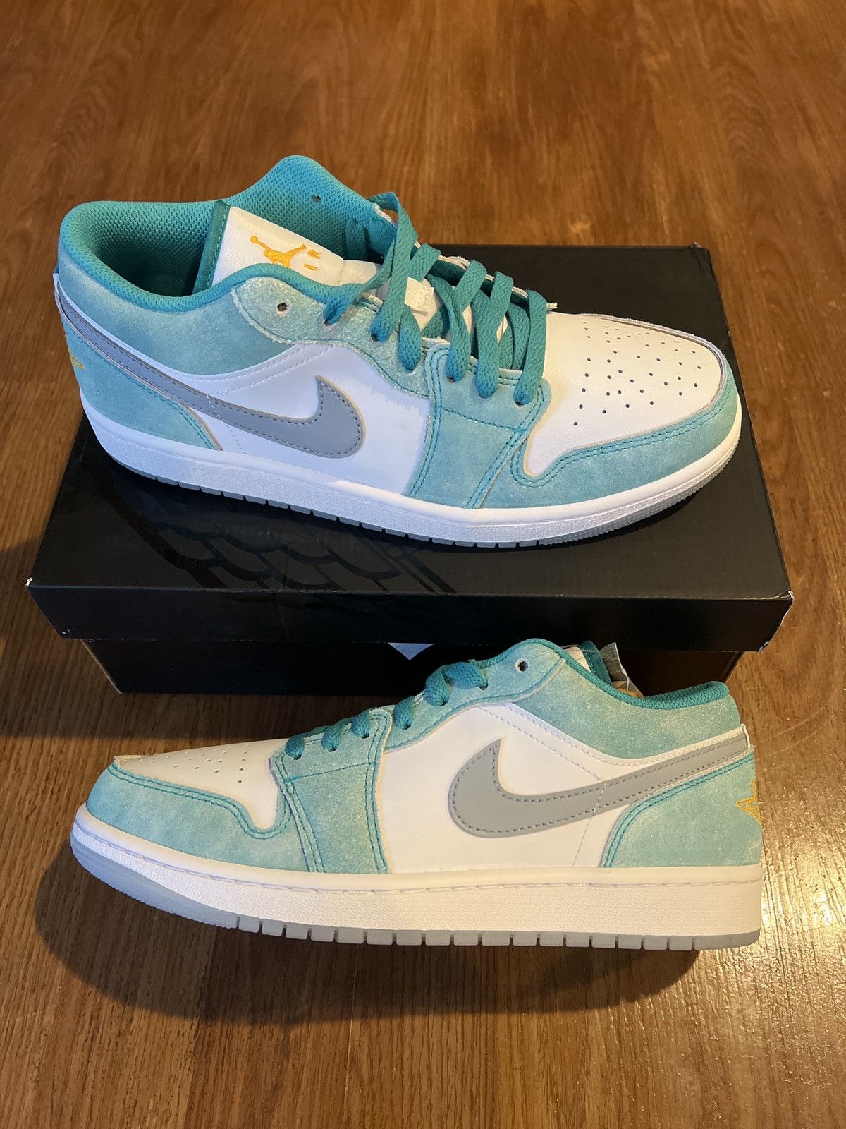 Jordan Brand × Nike Air Jordan 1 Low Se Teal | Grailed