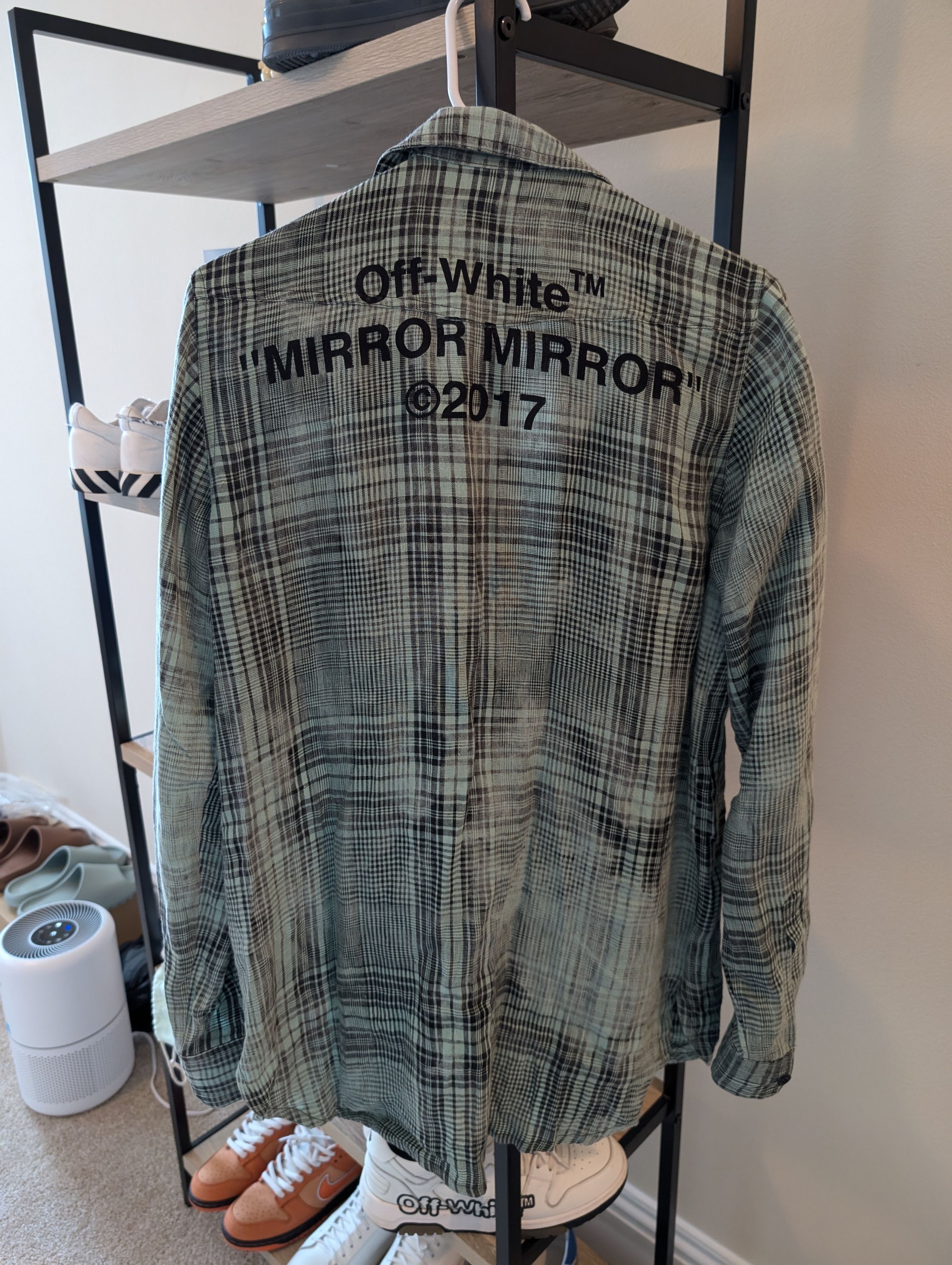 Off-White Off white mirror mirror flannel | Grailed