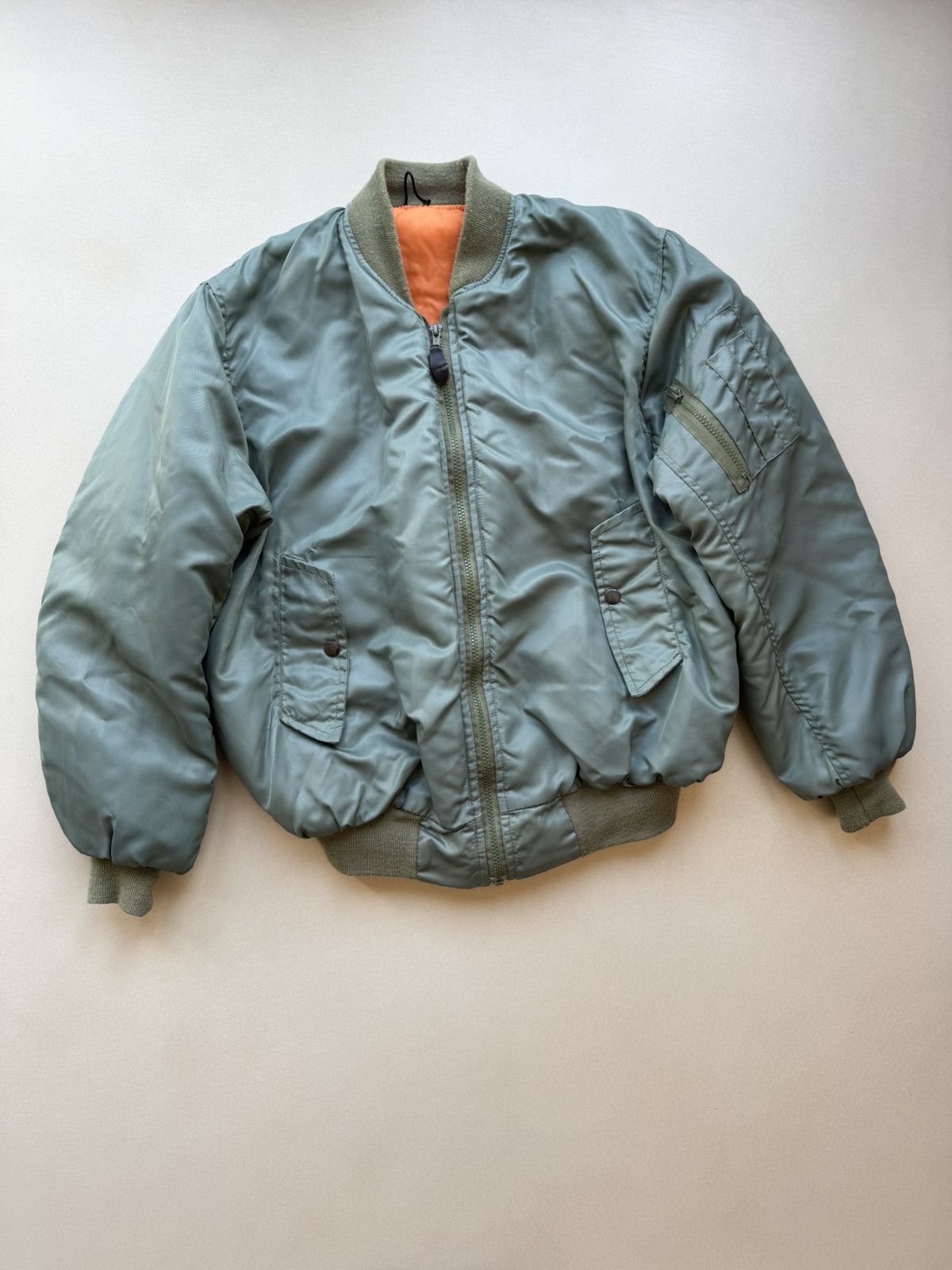 Vintage 80’s Ma1 Flyer Vintage Nylon Bomber Jacket BoxyFit Oversized | Grailed
