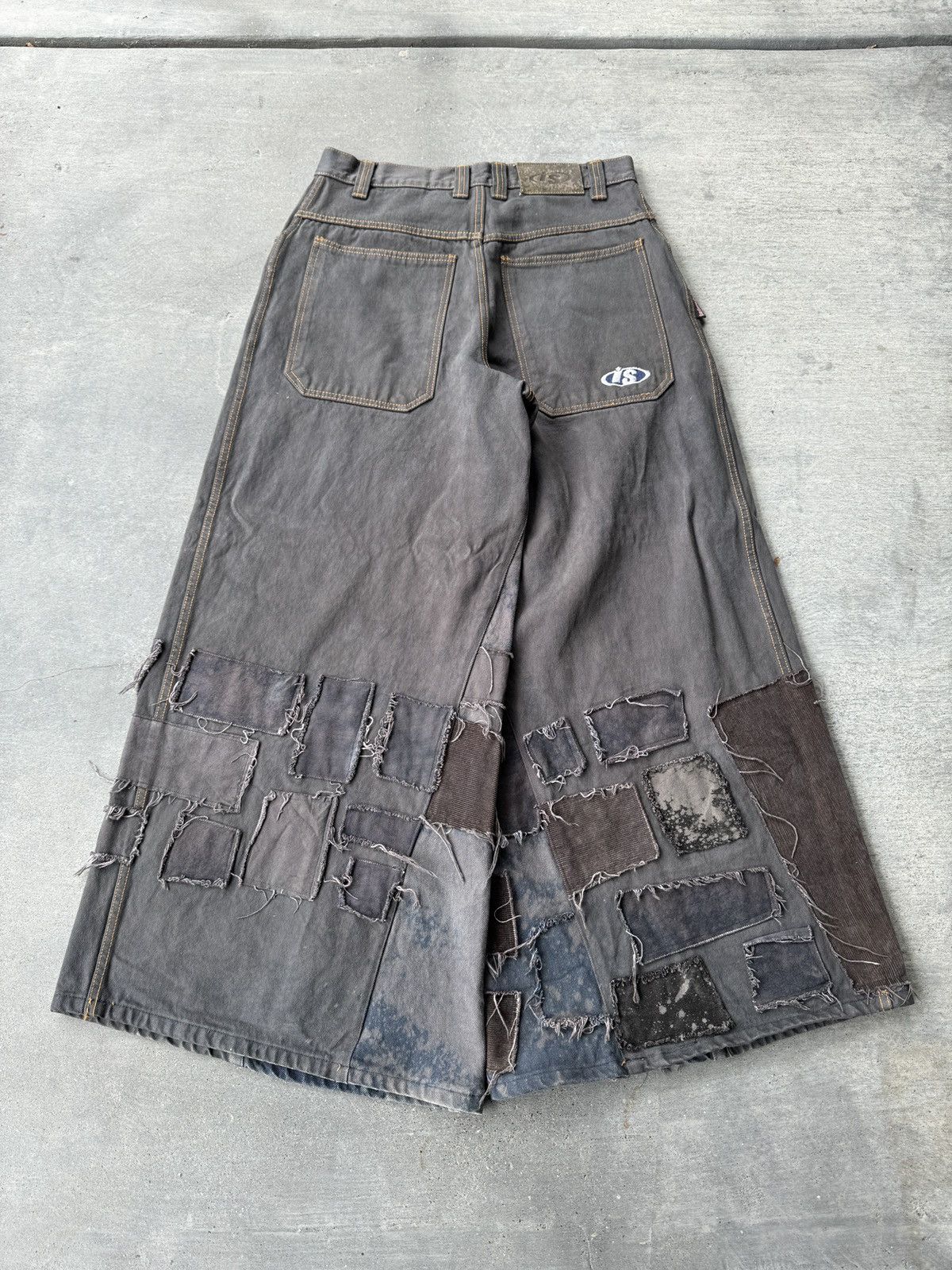 Archival Clothing × Art × Jnco INSANE 1 of 1 Interstate Extreme Wideleg ...