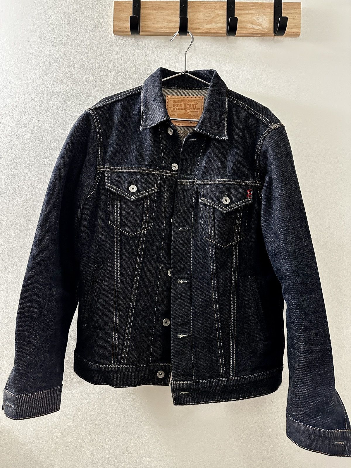 Iron Heart 21oz Selvedge Denim Modified Type III Jacket - Indigo | Grailed