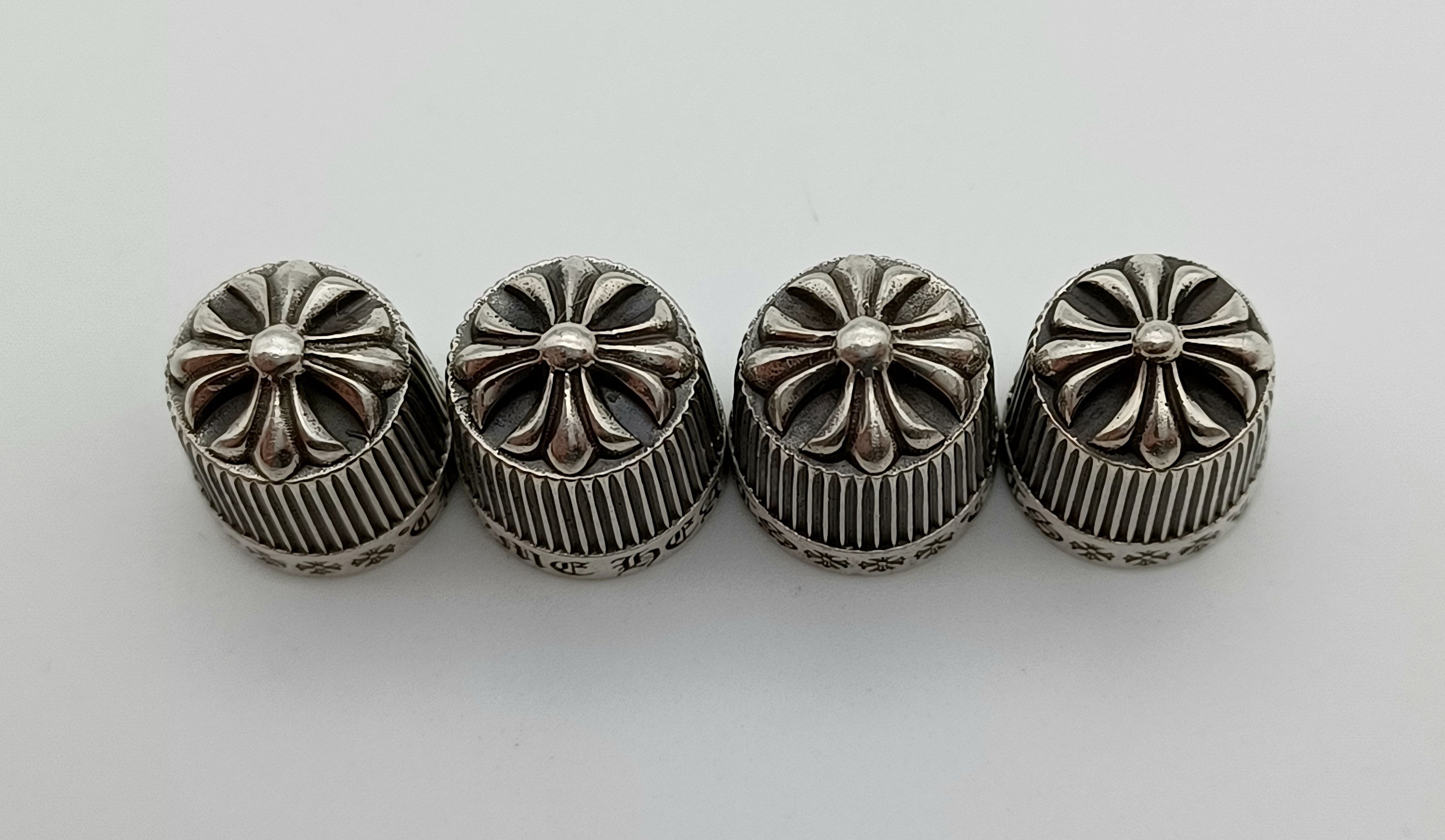 Chrome Hearts Chrome Hearts Gothic Cross Tire Valve Stem Caps *NEW ...