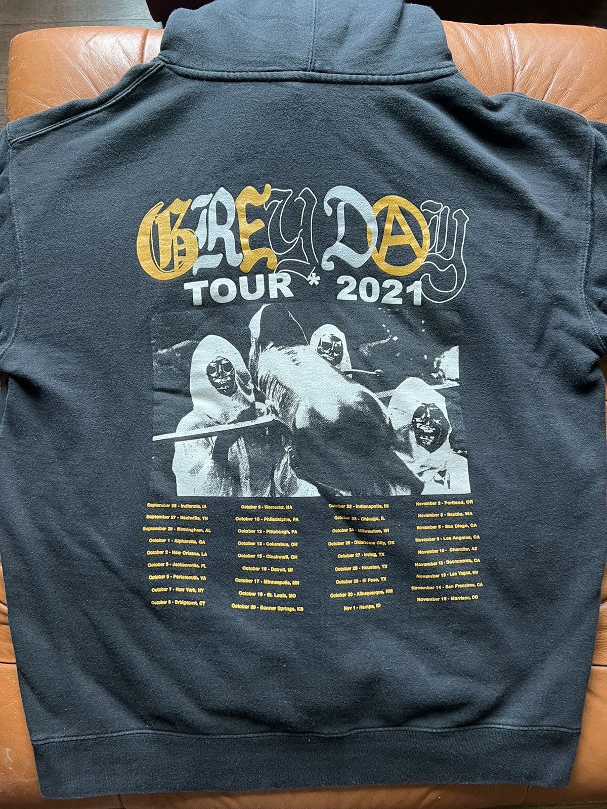 G59 Records Grey Day 2021 Hoodie - Official Tour Merch | Grailed