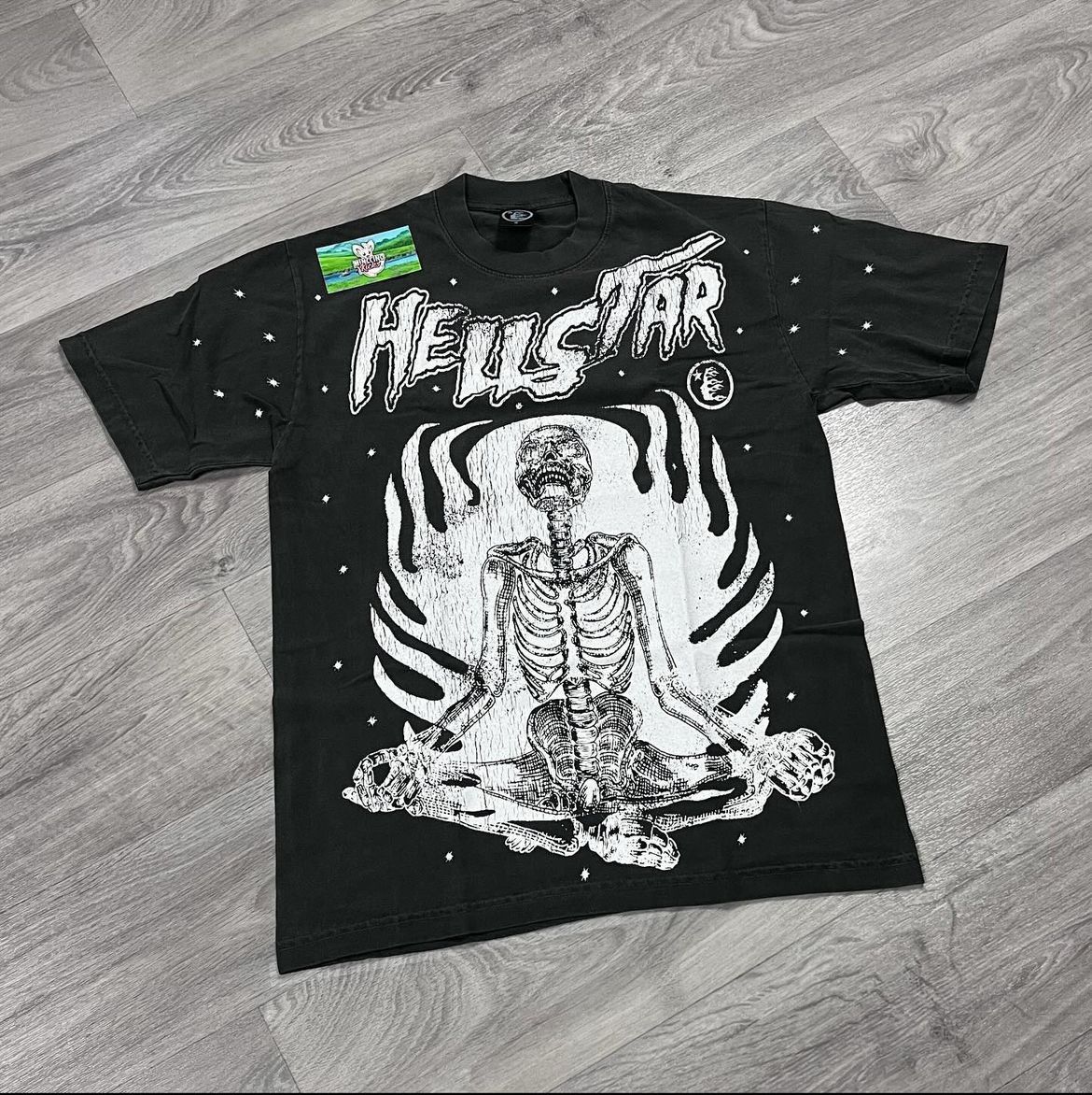 HELLSTAR HELLSTAR studios Inner Peace T Shirt Black Small | Grailed
